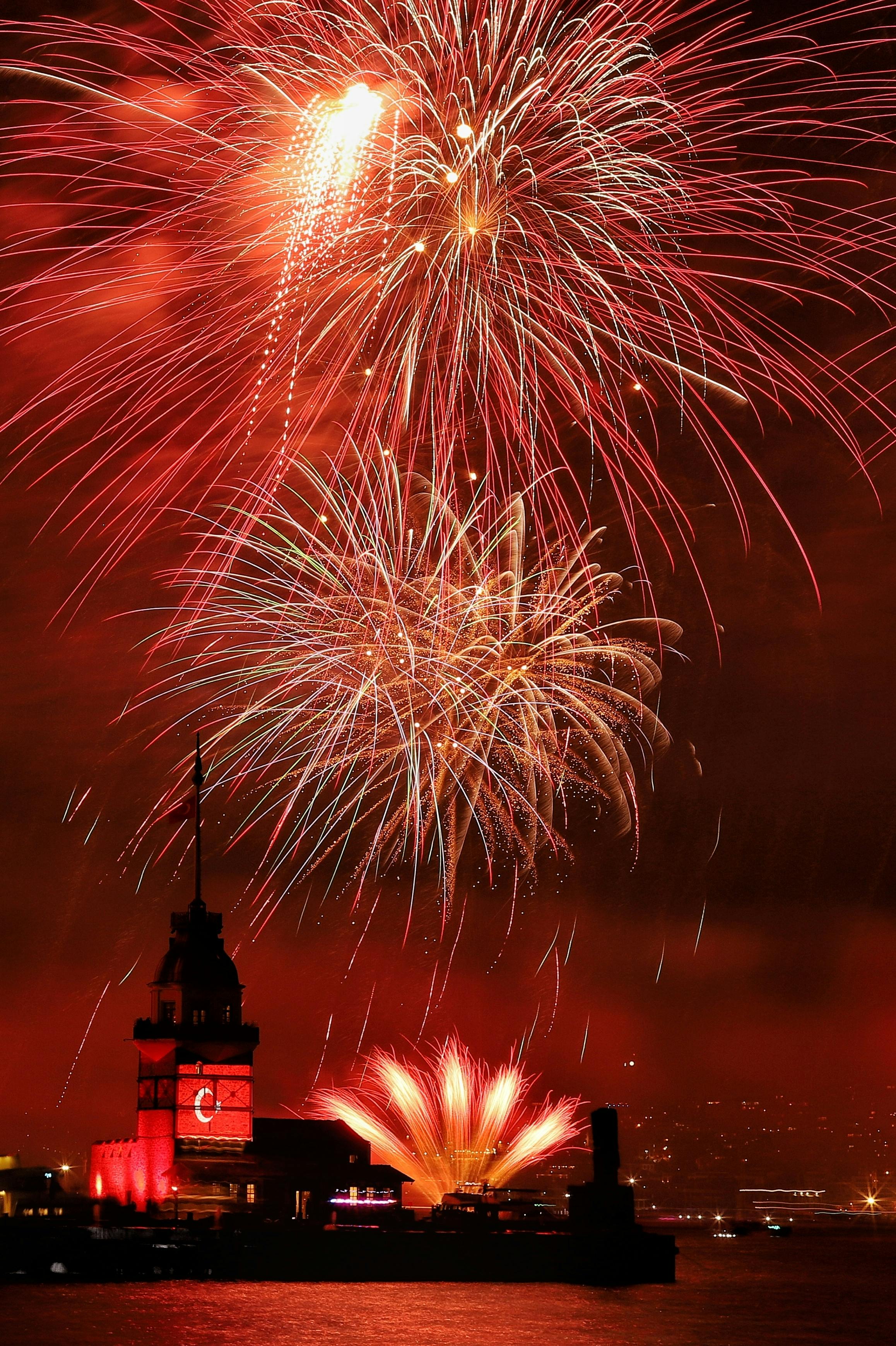 Fireworks Display during Night Time · Free Stock Photo