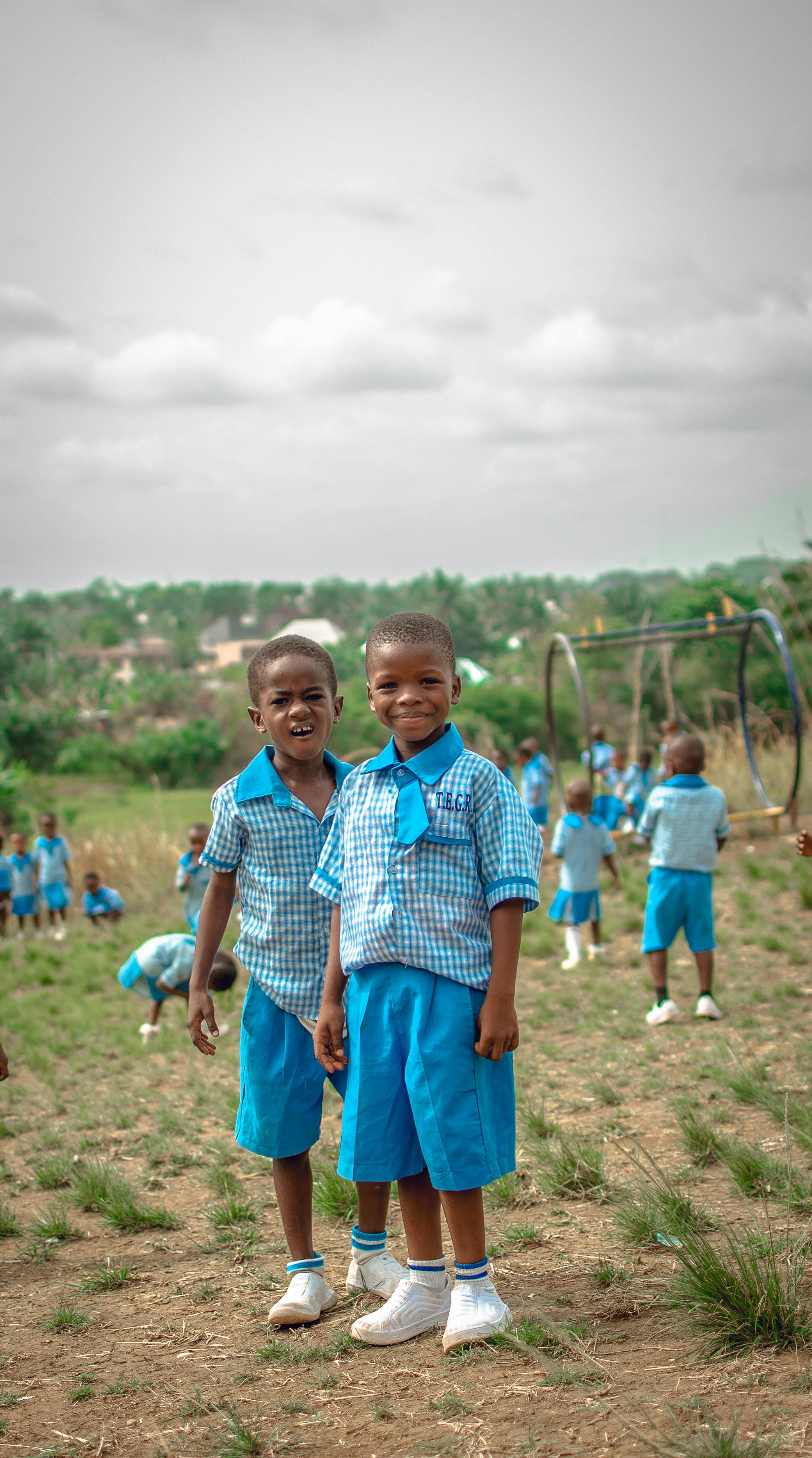 Primary School Children in Their Uniform · Free Stock Photo