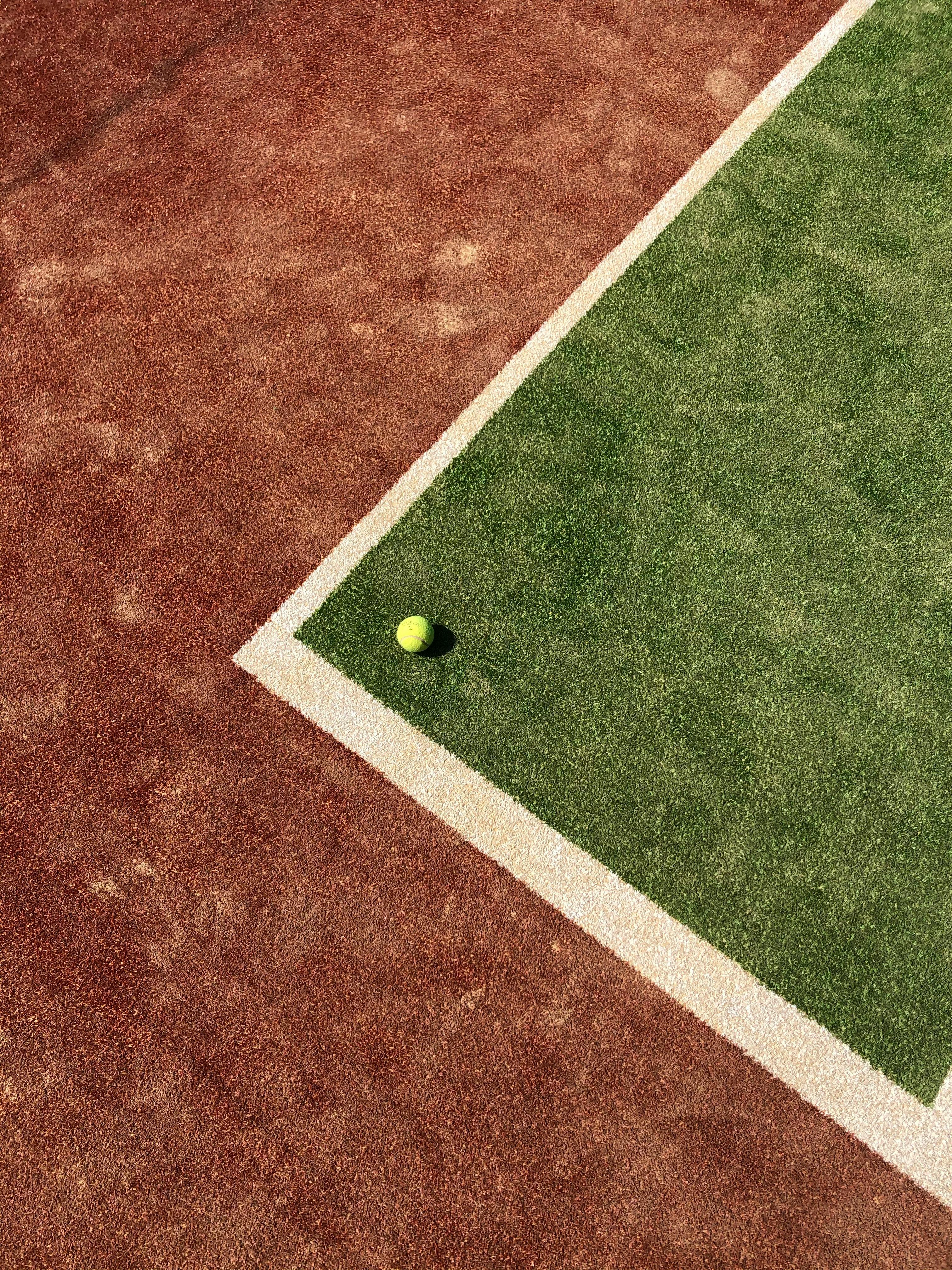 Tennis Ball on Ground · Free Stock Photo
