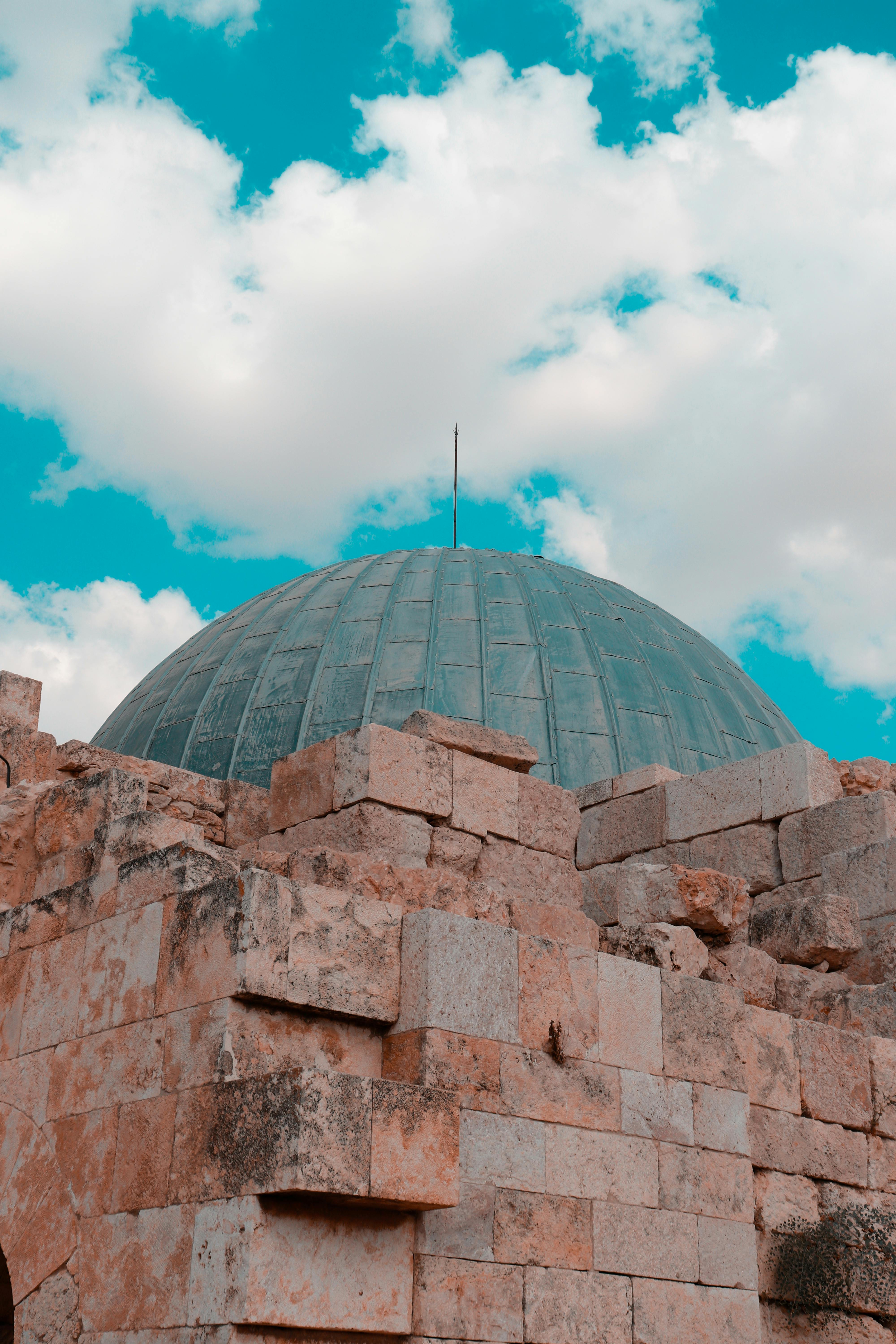 Dome Roof of a Brick Building · Free Stock Photo