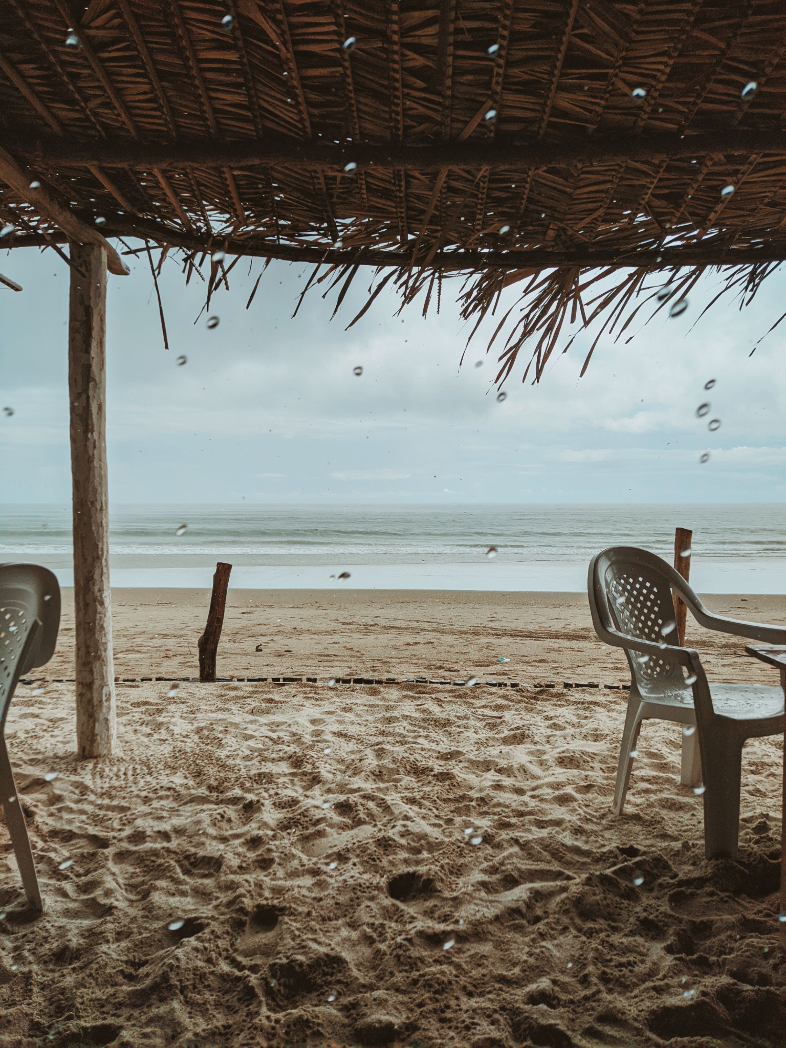 Rain Falling Over The Sea Photos, Download The BEST Free Rain Falling ...