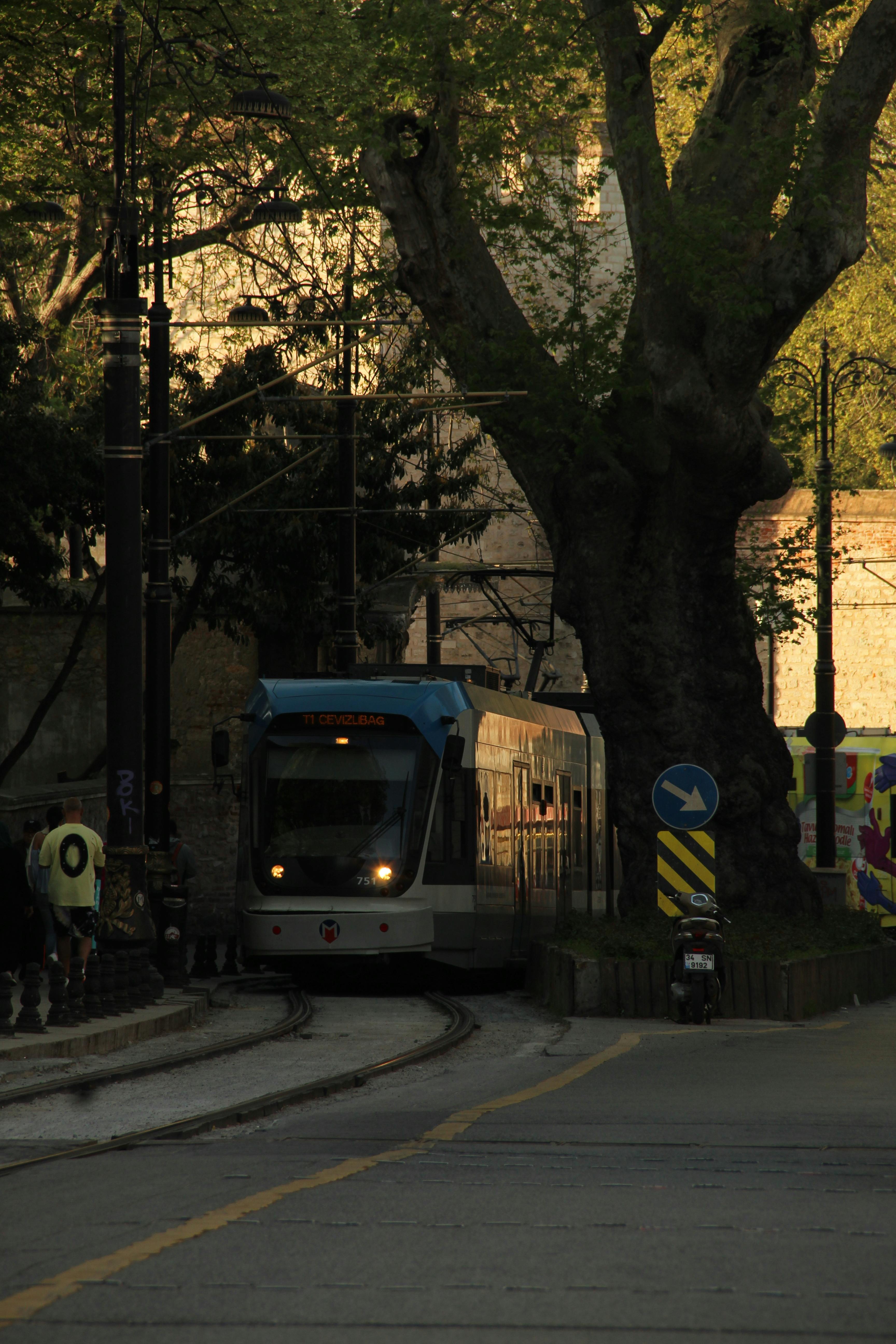 Tram on Rail Road · Free Stock Photo