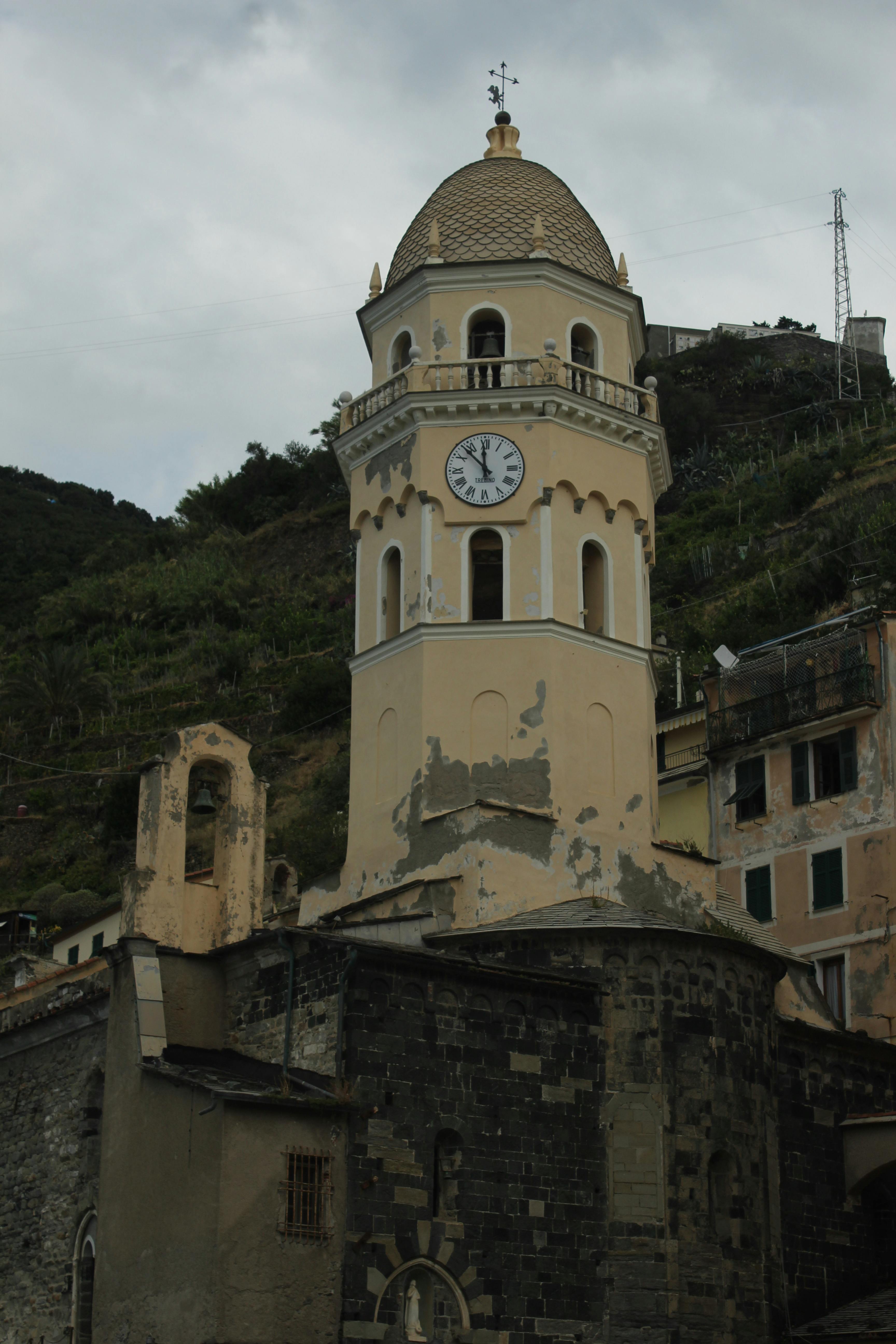 Catholic Church Tower at Dusk · Free Stock Photo