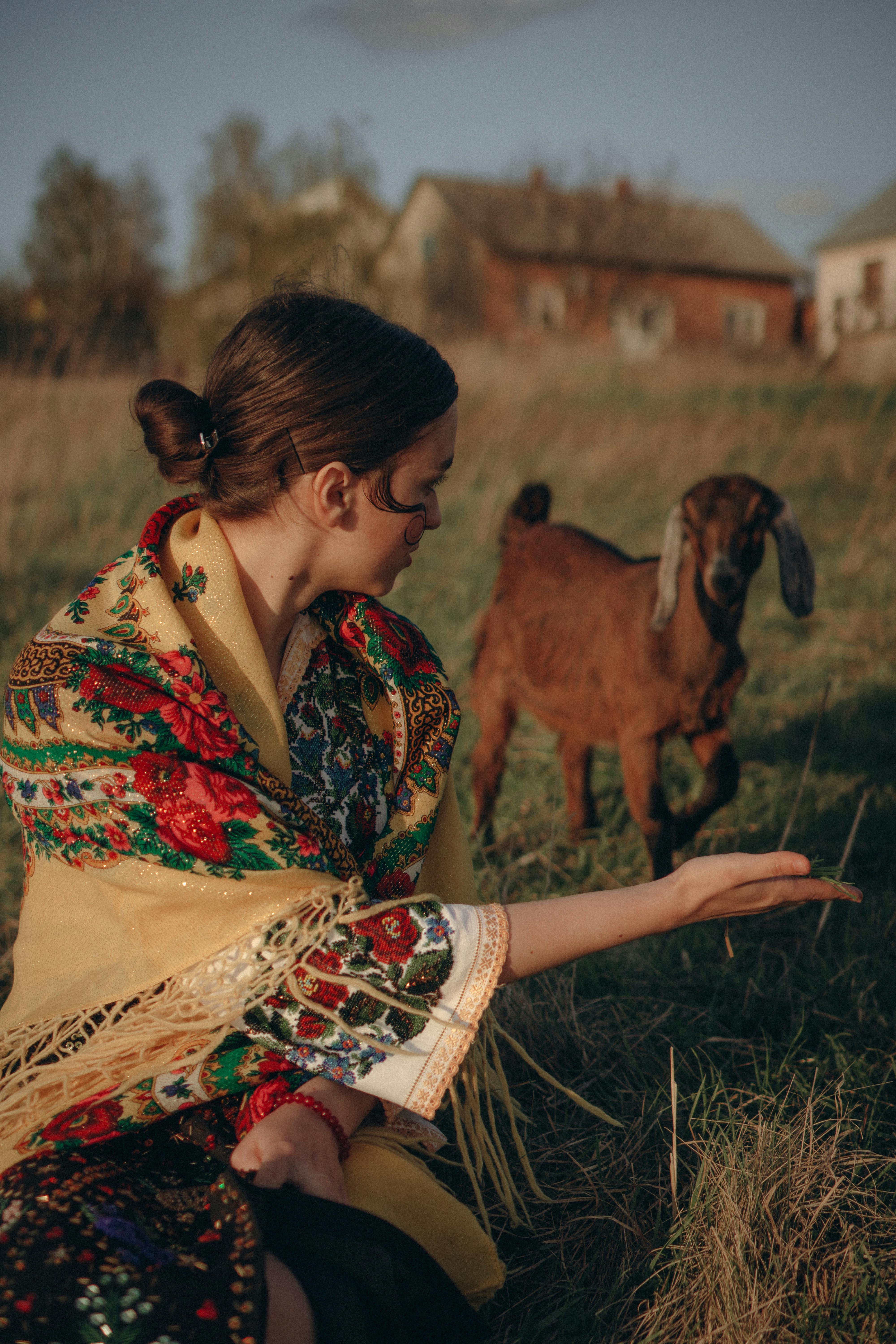 Woman in Traditional Wear · Free Stock Photo