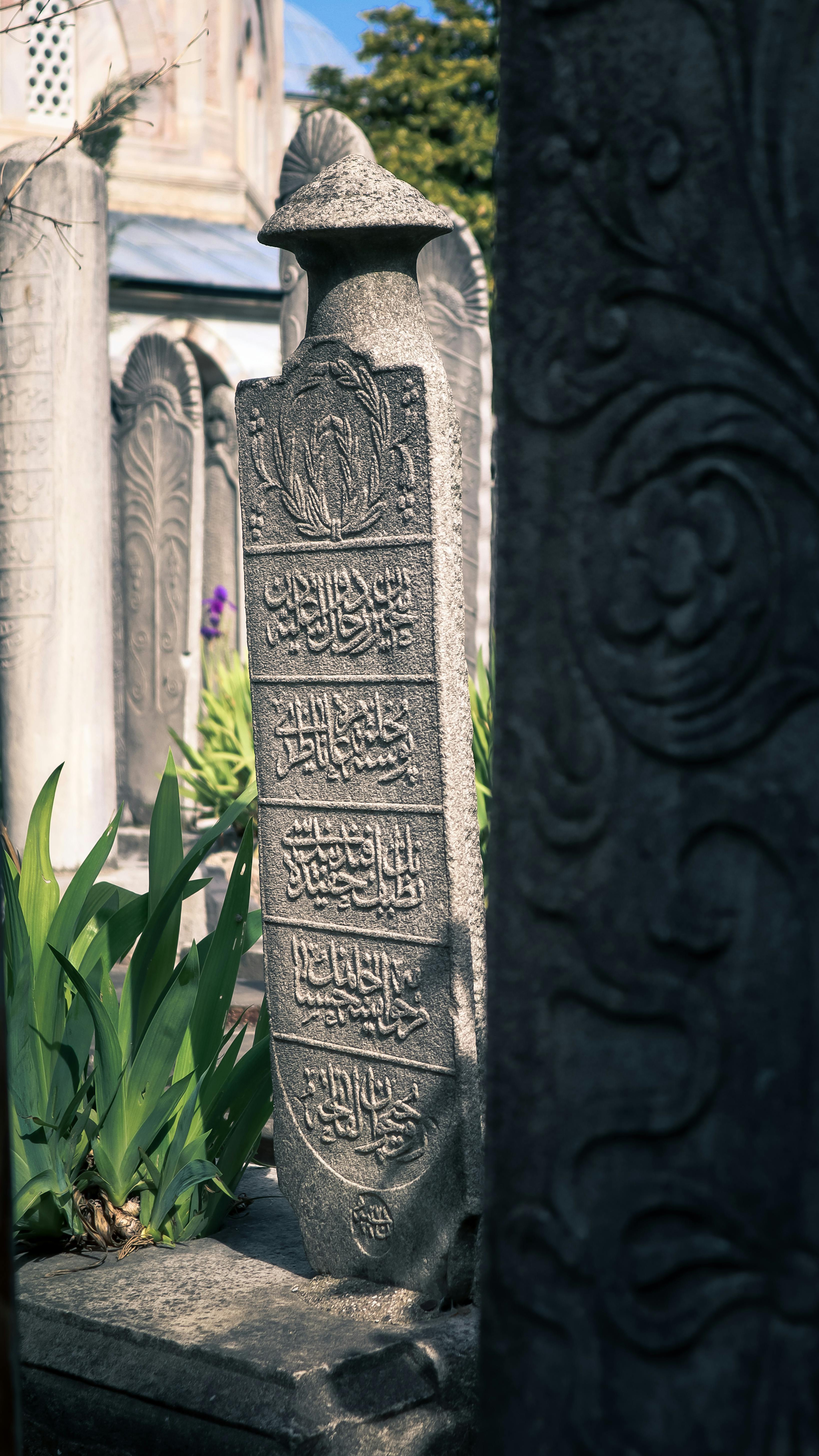 A Gray Concrete Tomb · Free Stock Photo