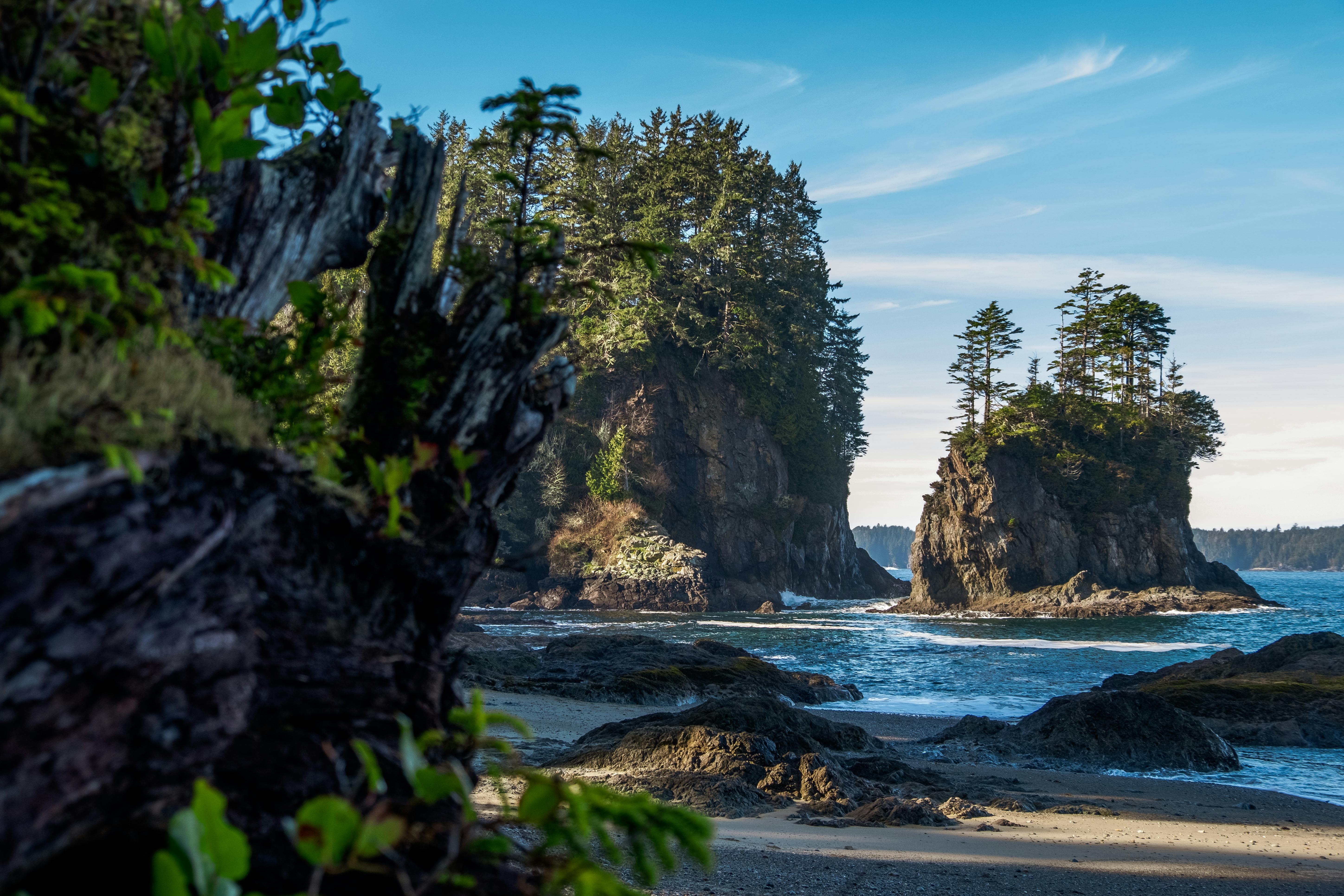 Rock Formation on Beach · Free Stock Photo