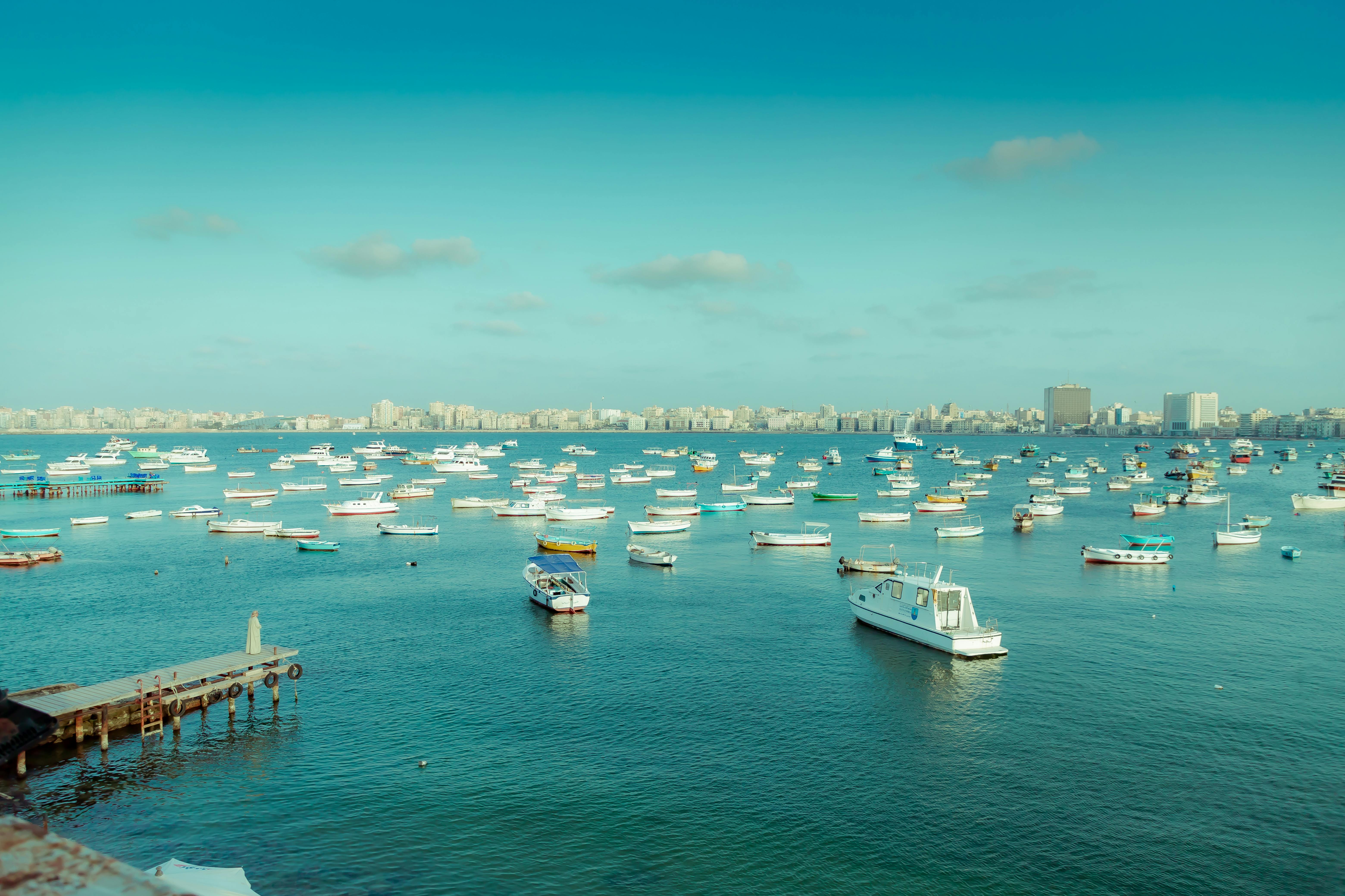Boats on Ocean · Free Stock Photo