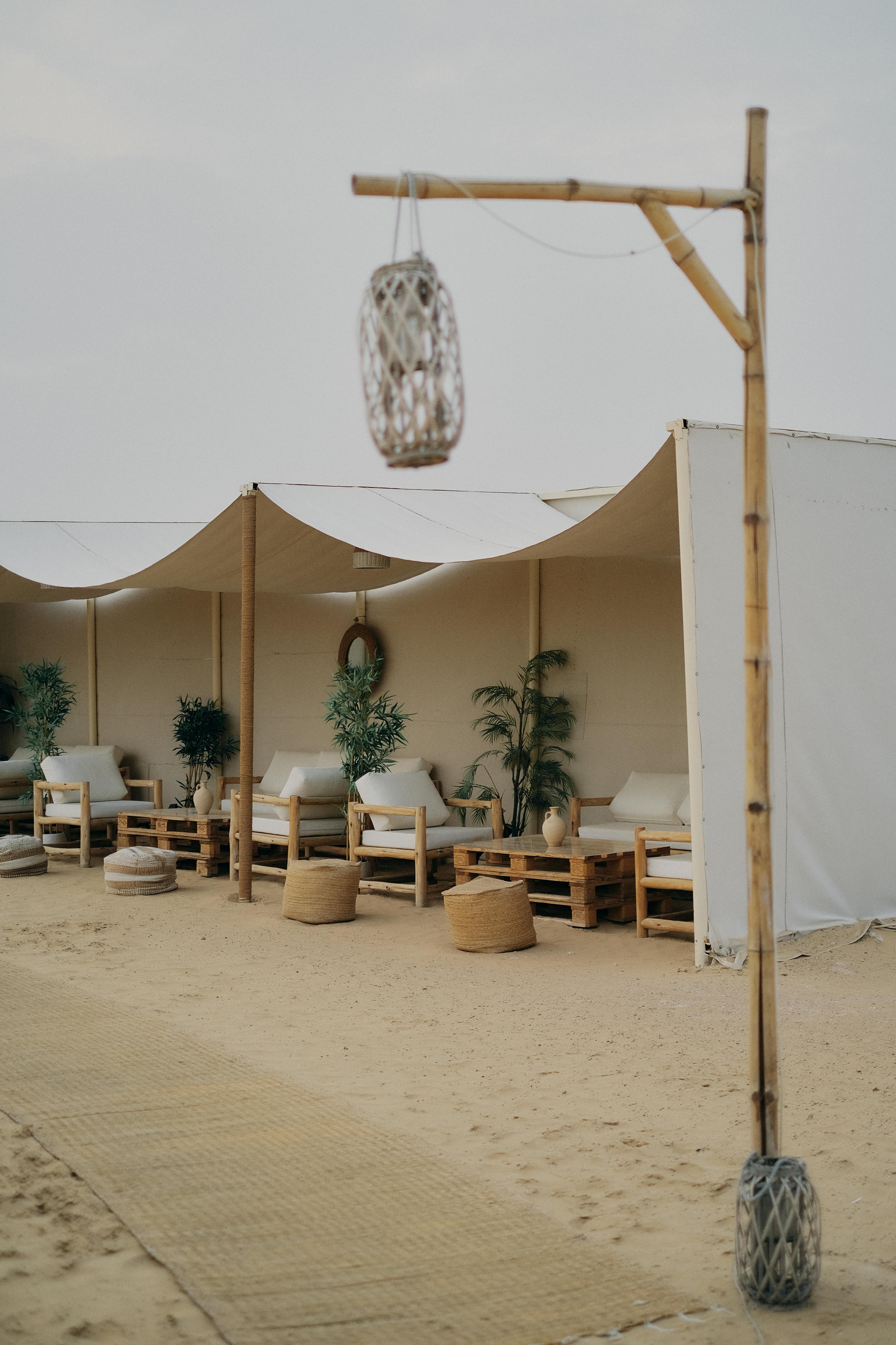Luxurious Boho Cafe on the Beach · Free Stock Photo