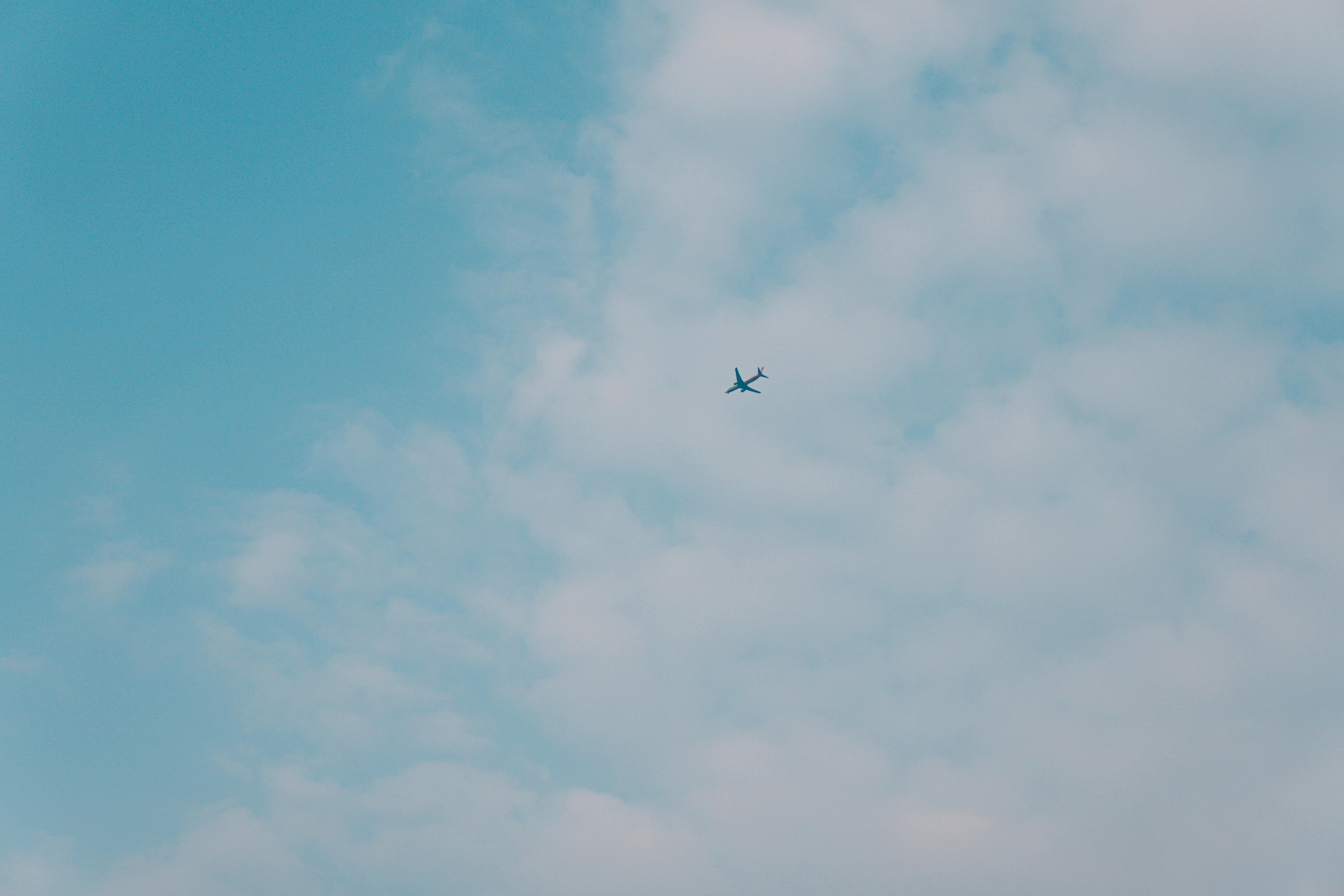 Photo of Airplane Flying in the Sky · Free Stock Photo
