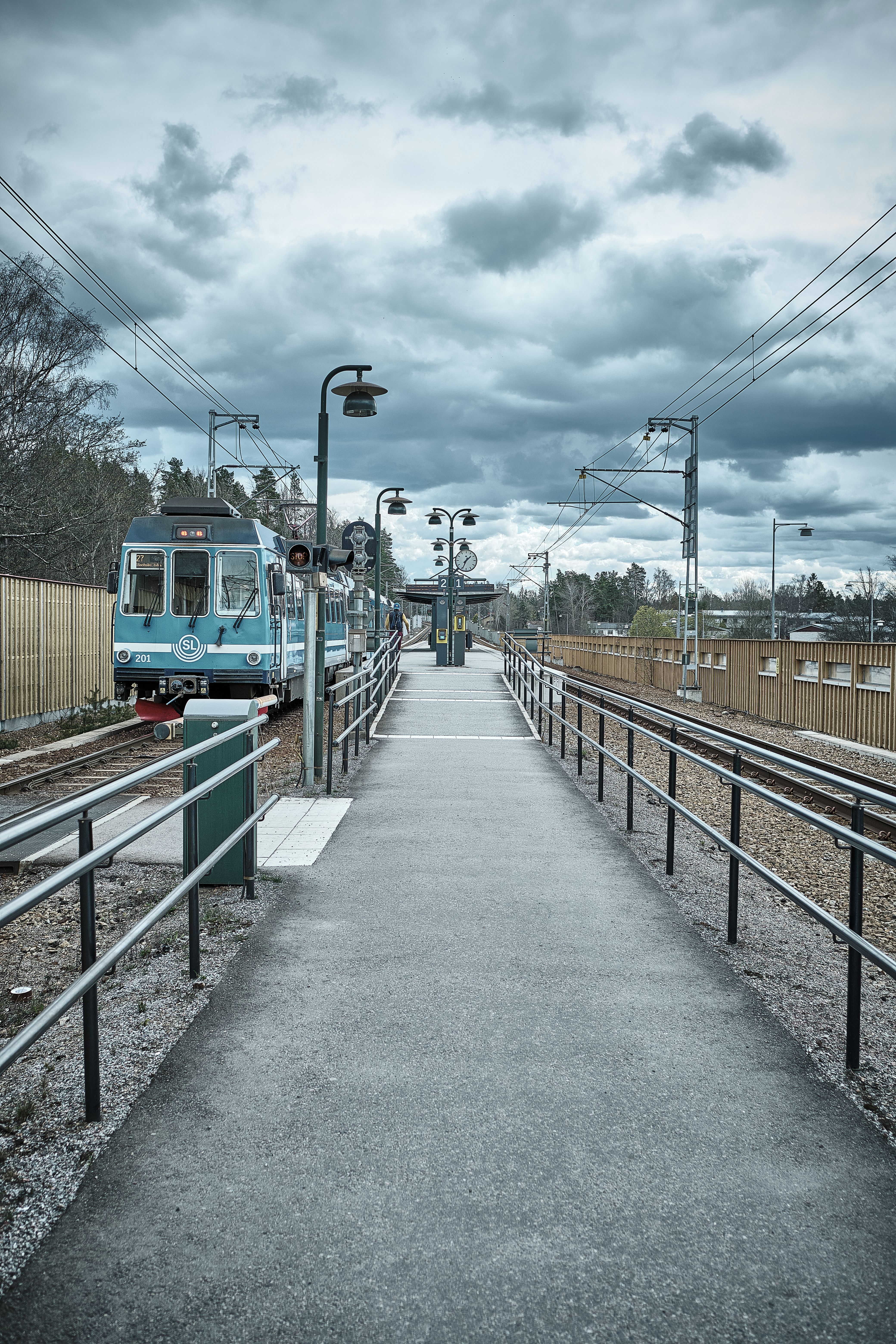 Platform of a Bus Terminal · Free Stock Photo