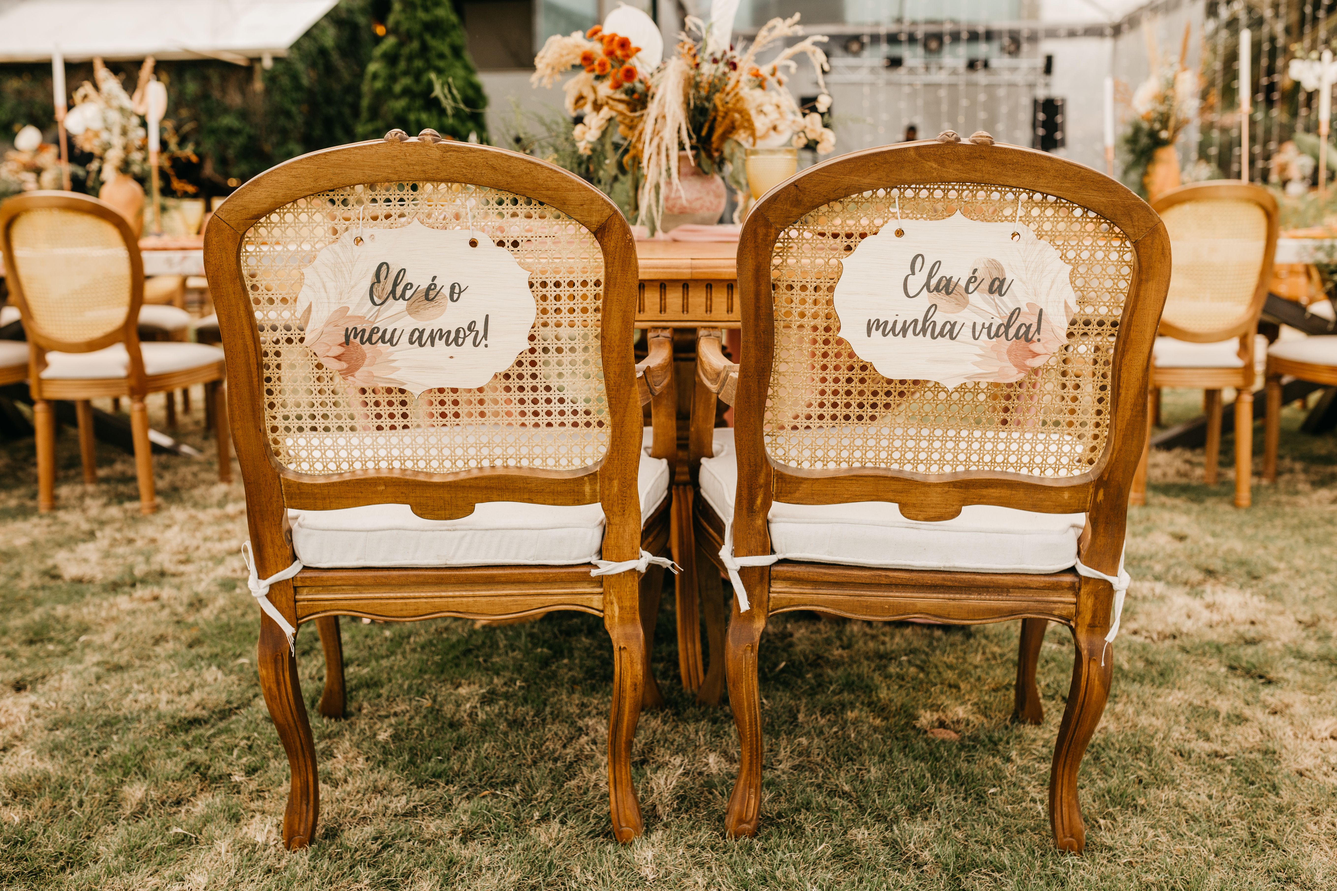 Brown Wooden Chair on Green Grass · Free Stock Photo