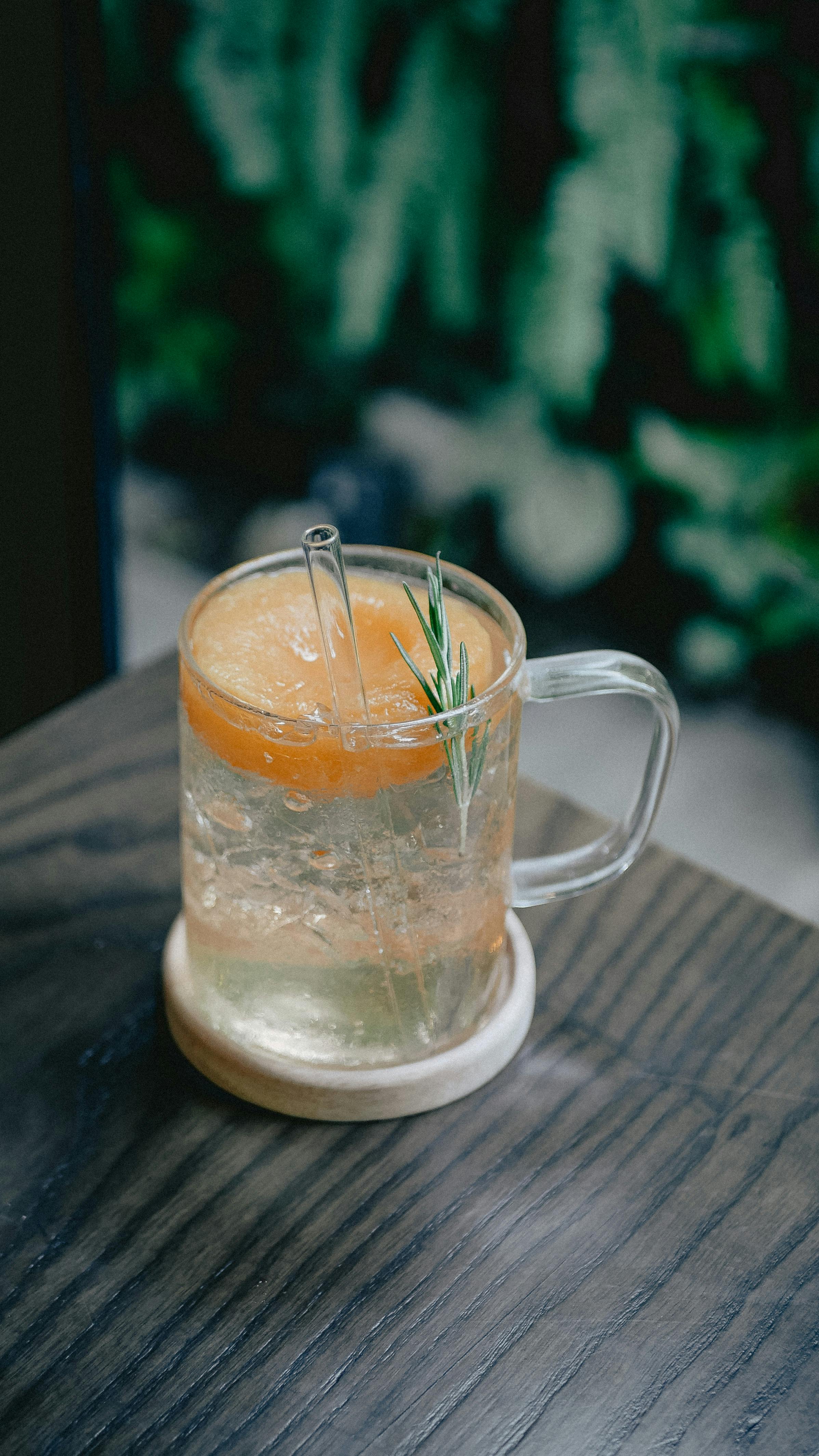 Close-up View of Cold Drink with Straw · Free Stock Photo