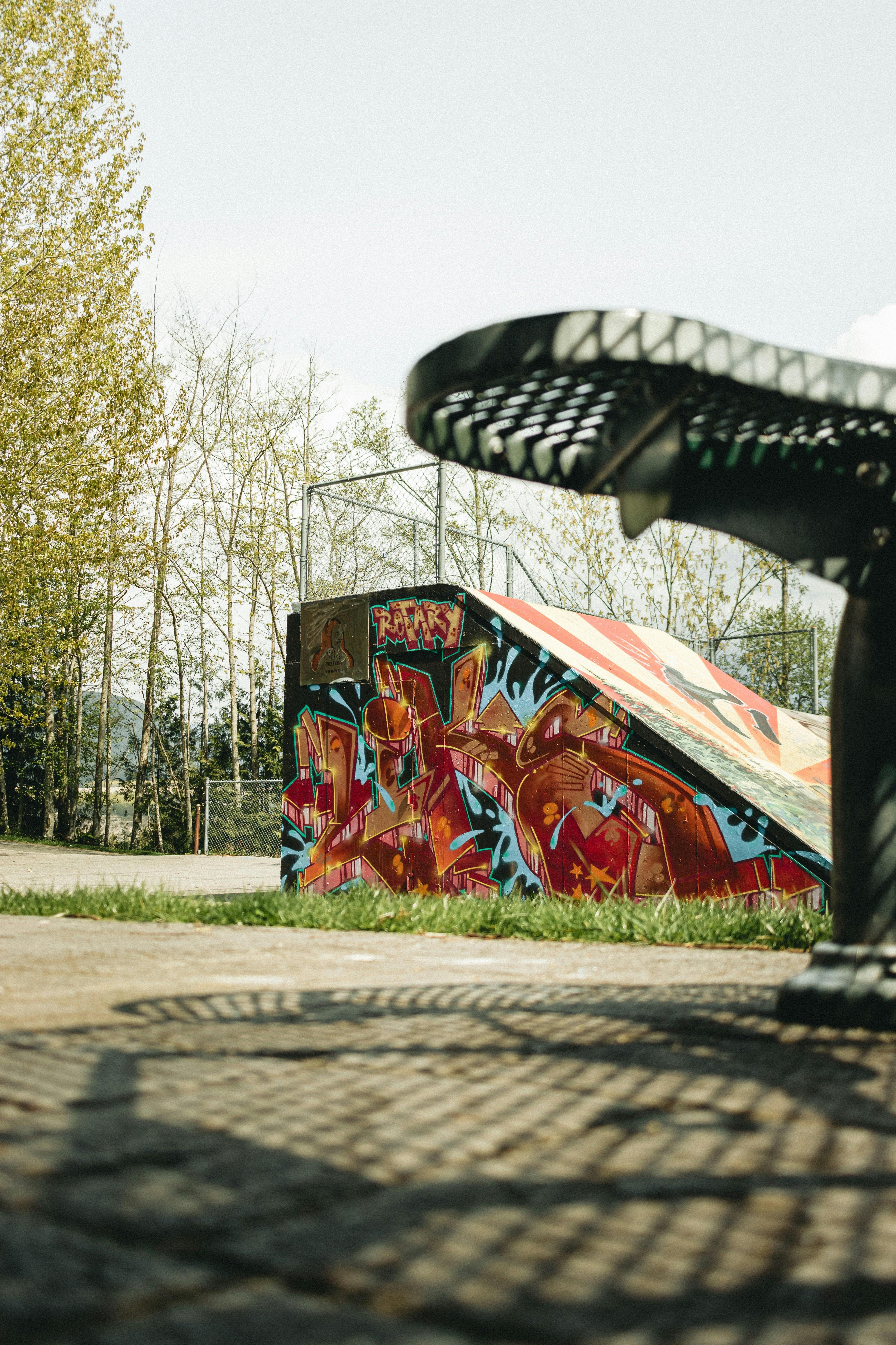 Red and Black Graffiti on Wall · Free Stock Photo