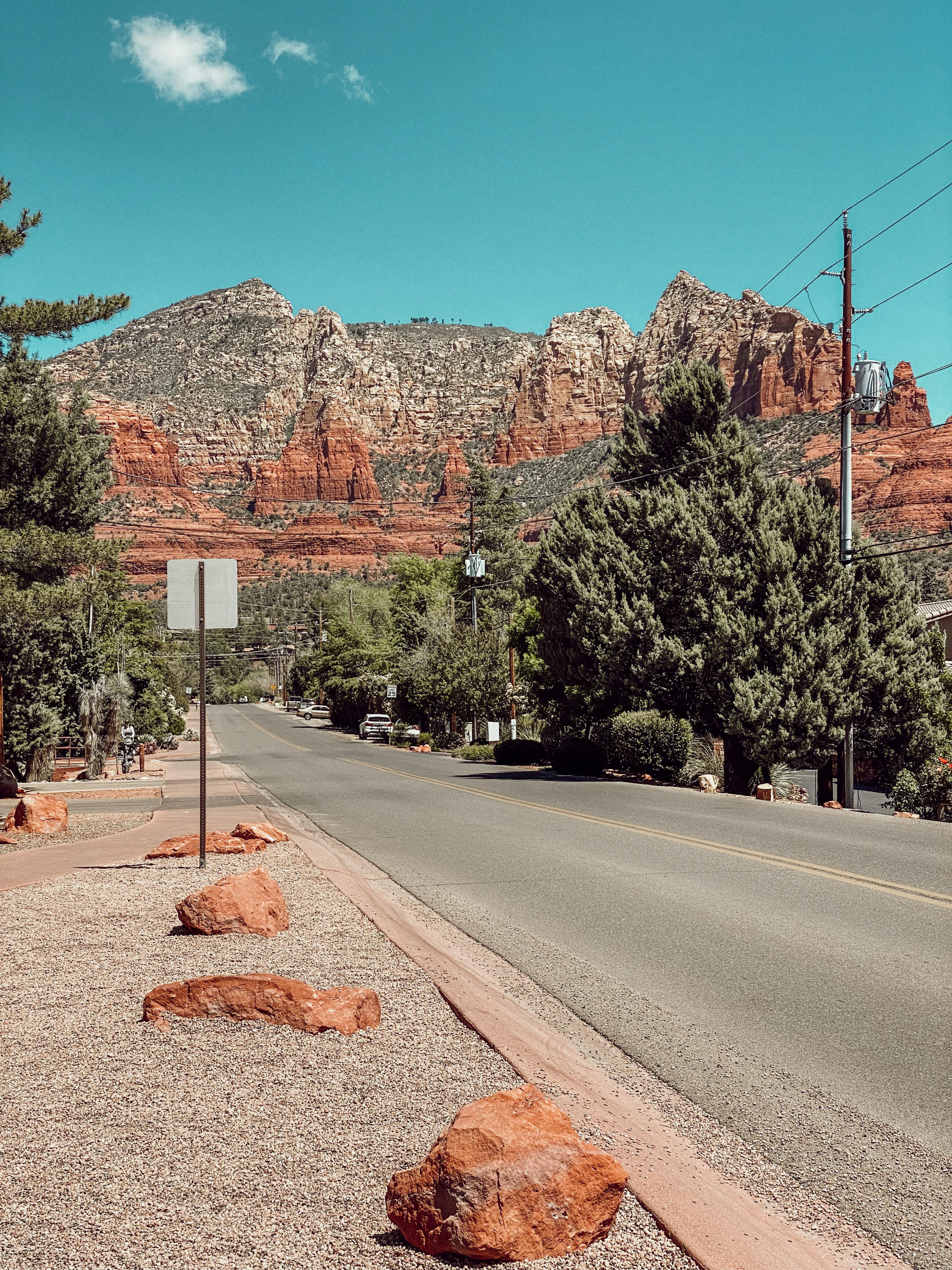 Rock Formations Seen from Road · Free Stock Photo