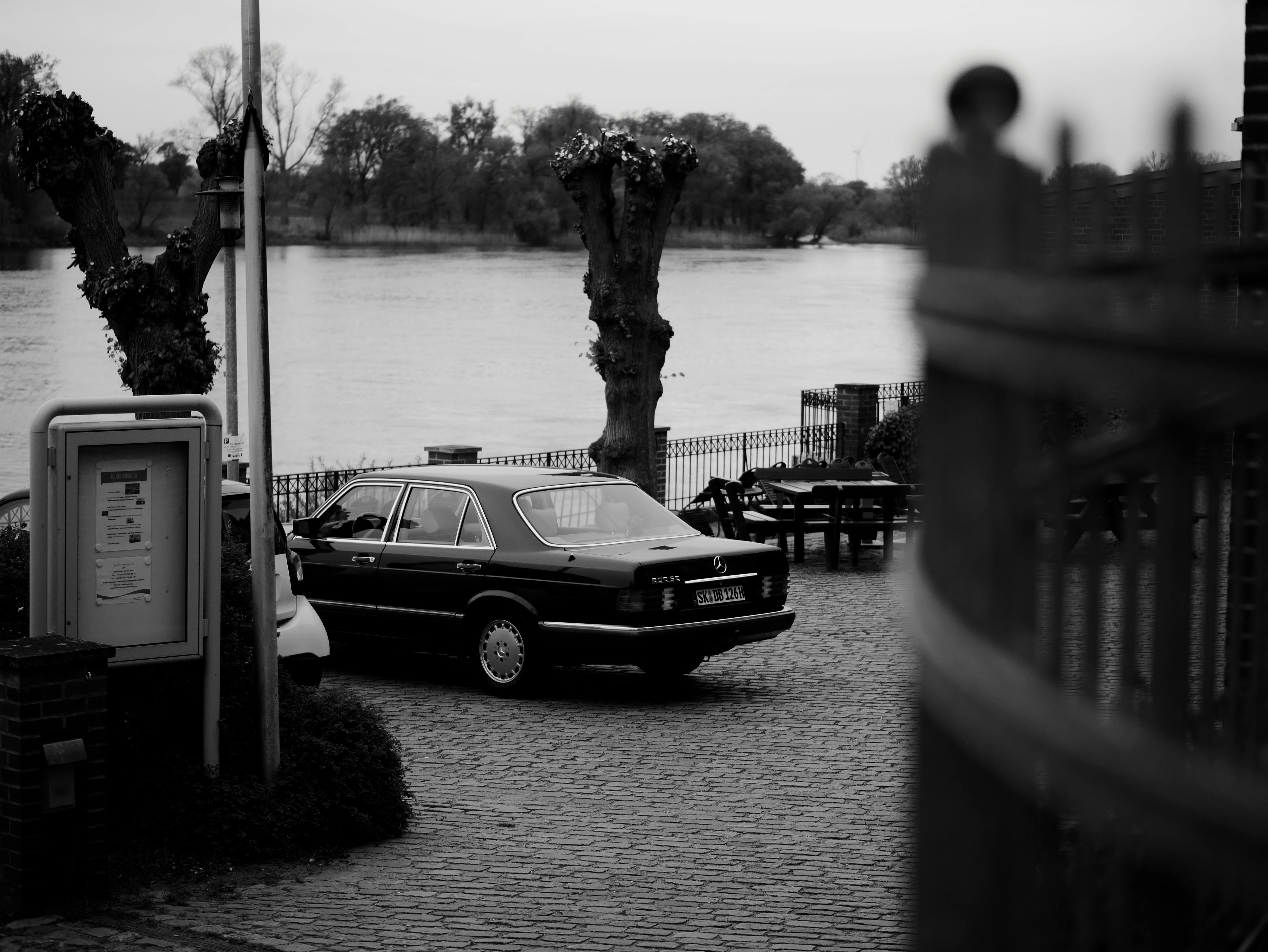 Car Grayscale Photography · Free Stock Photo