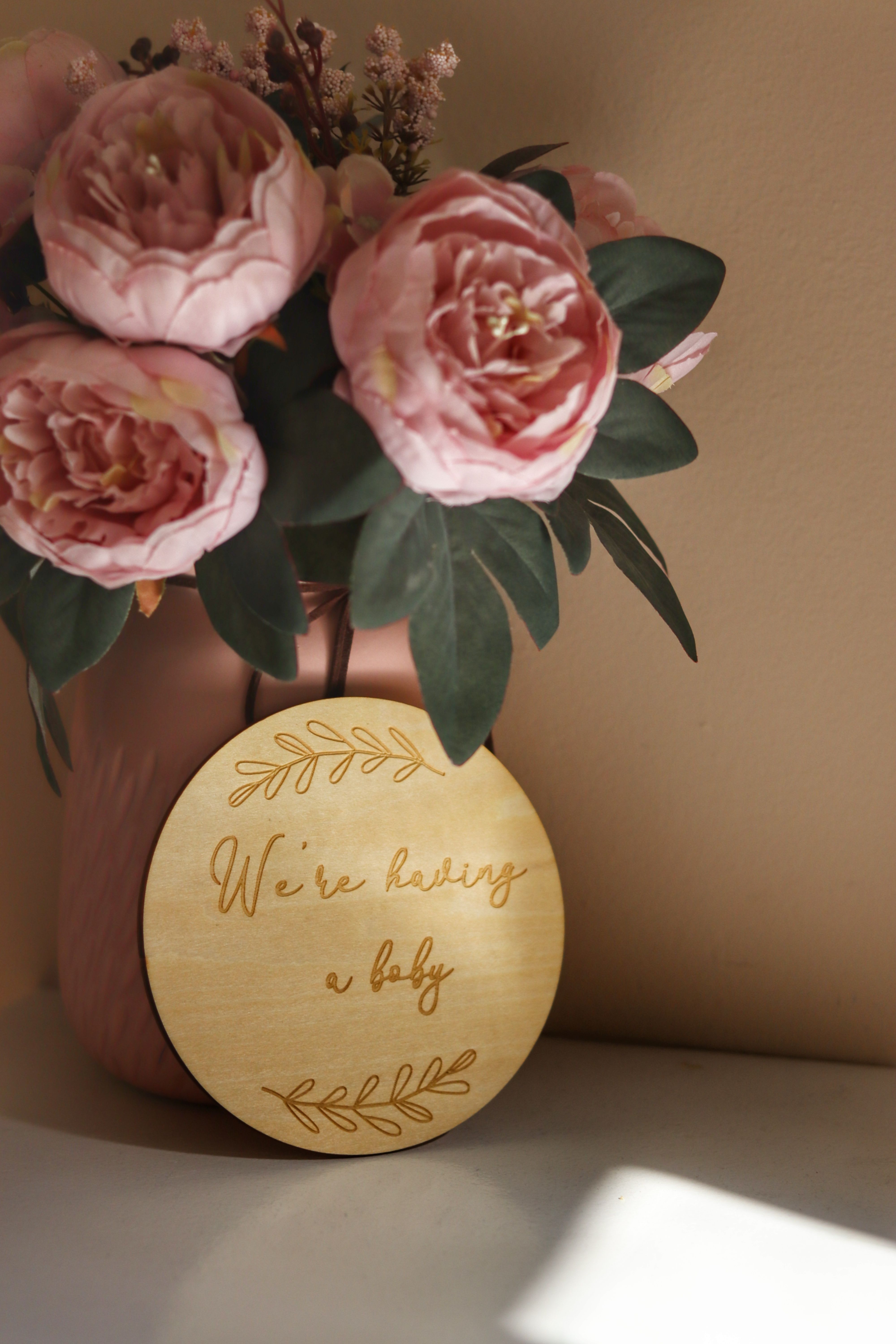 Close up of Pink Flowers with Dedication · Free Stock Photo