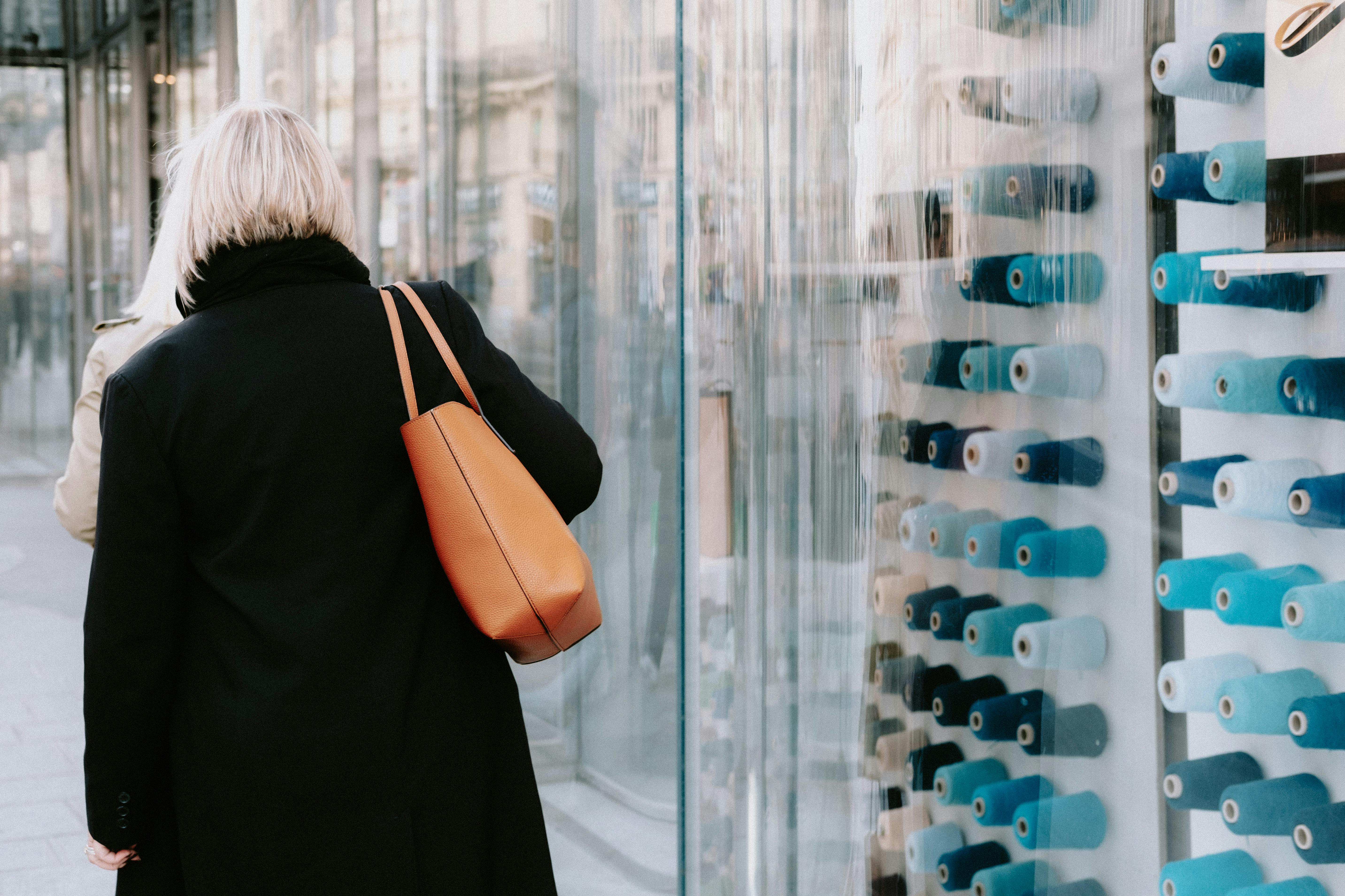 Woman Doing Window Shopping · Free Stock Photo