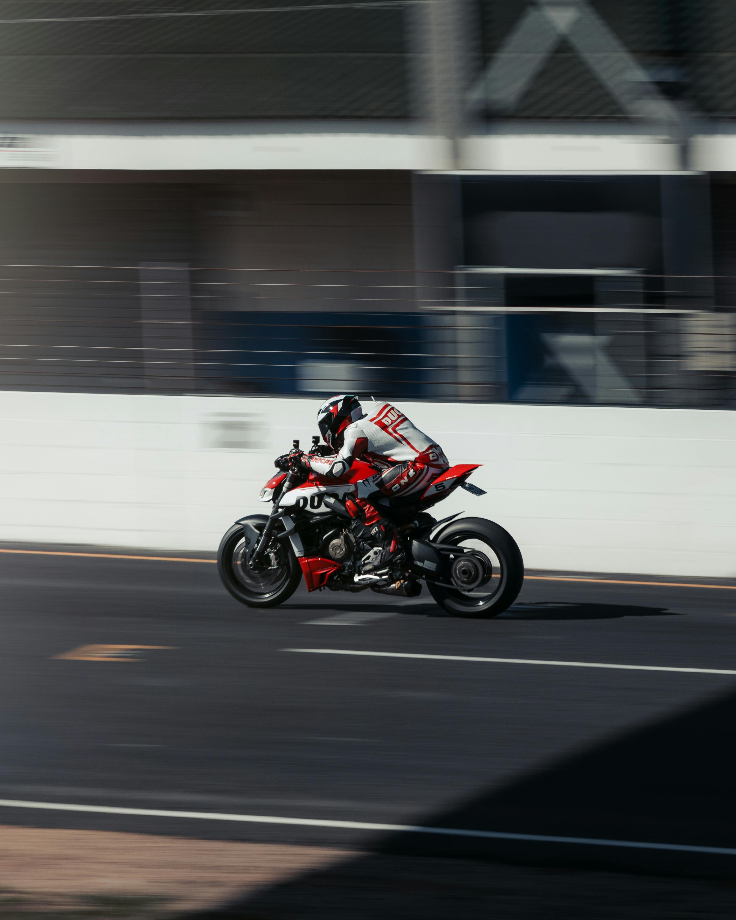Ducati Rider at Circuit · Free Stock Photo