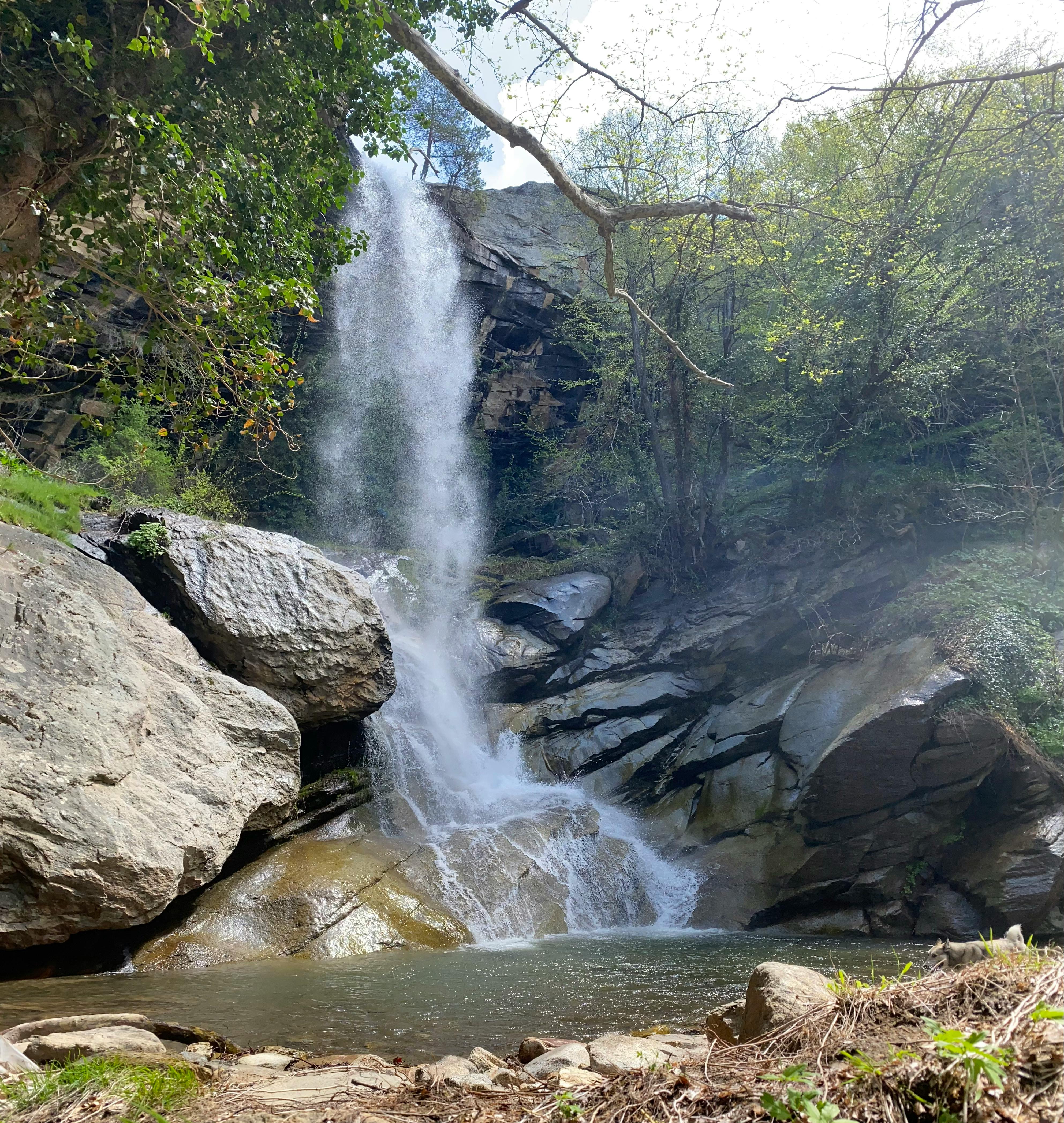 A Strong Current of Water Falling on Big Rocks · Free Stock Photo