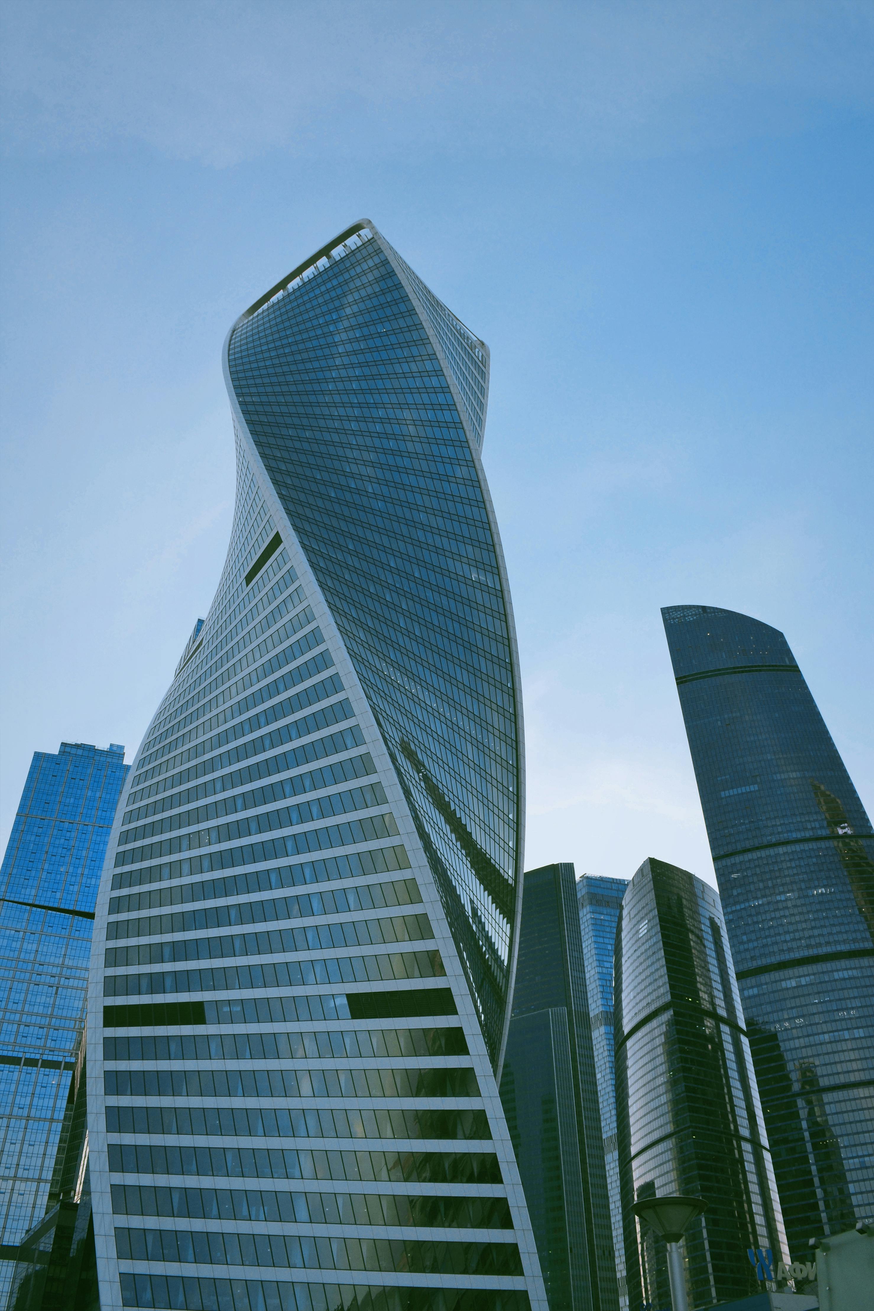 Modern Skyscrapers Against Sky · Free Stock Photo