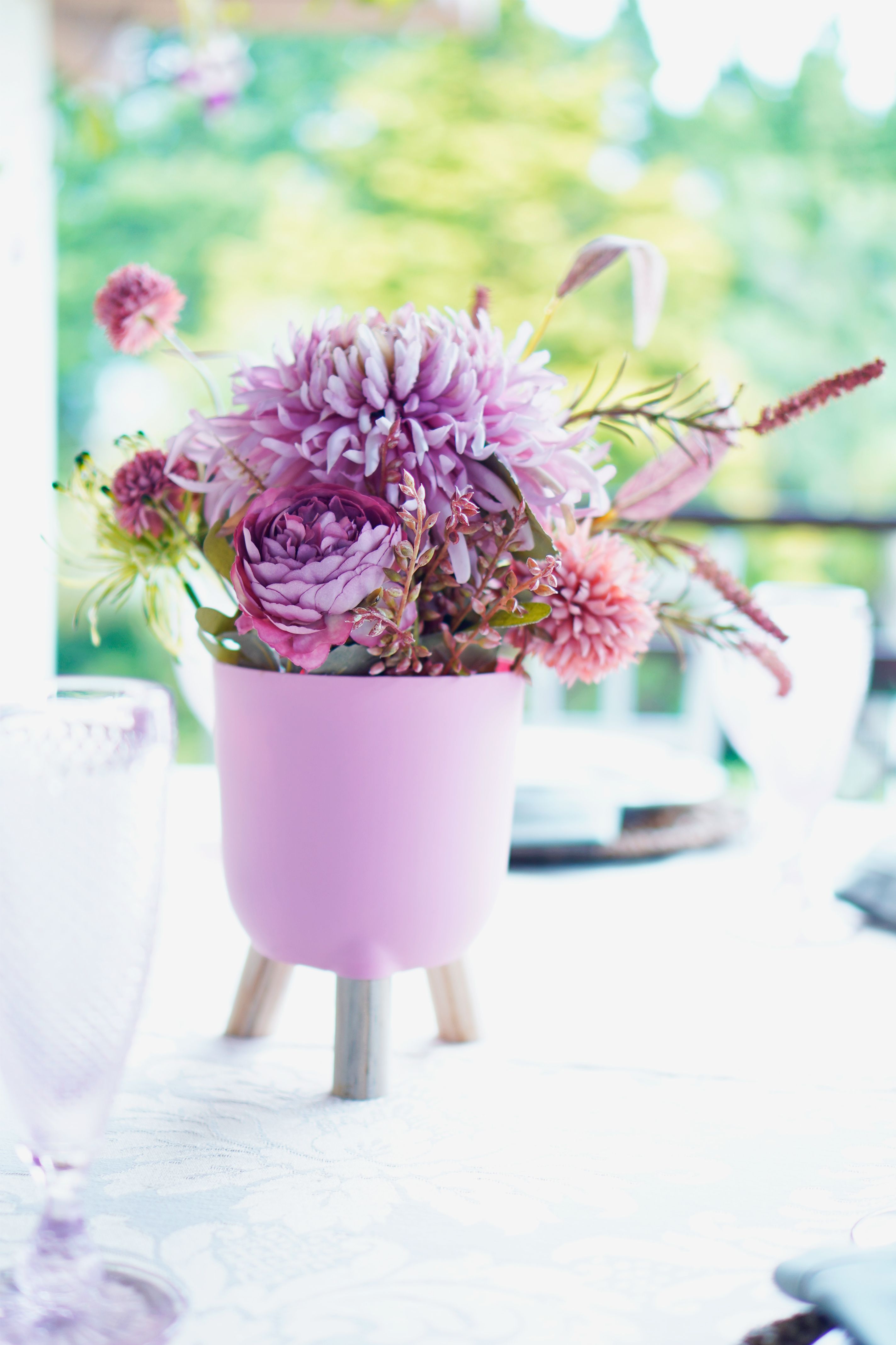 Pink Flowers on Books · Free Stock Photo
