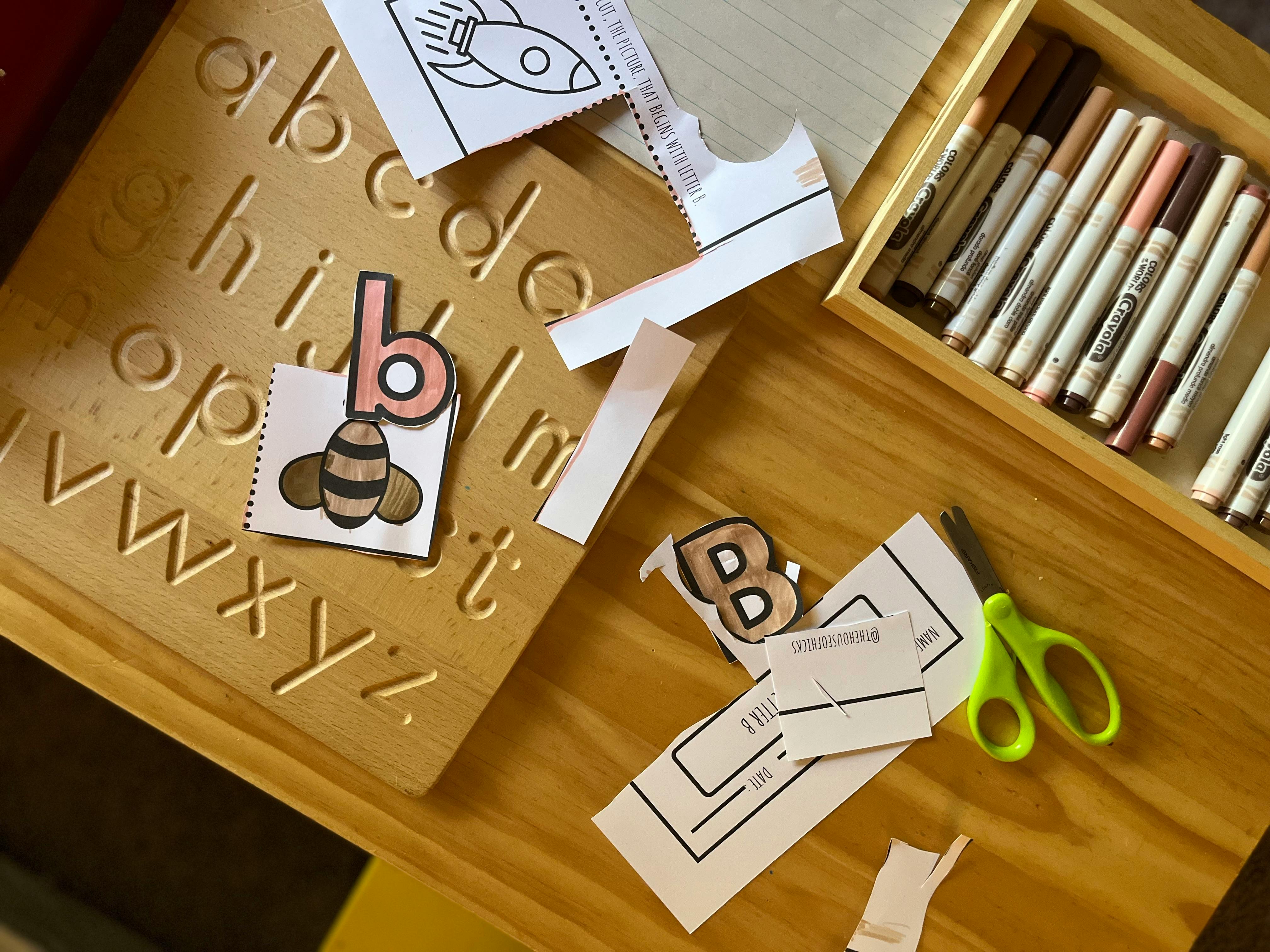 Letters and Markers · Free Stock Photo