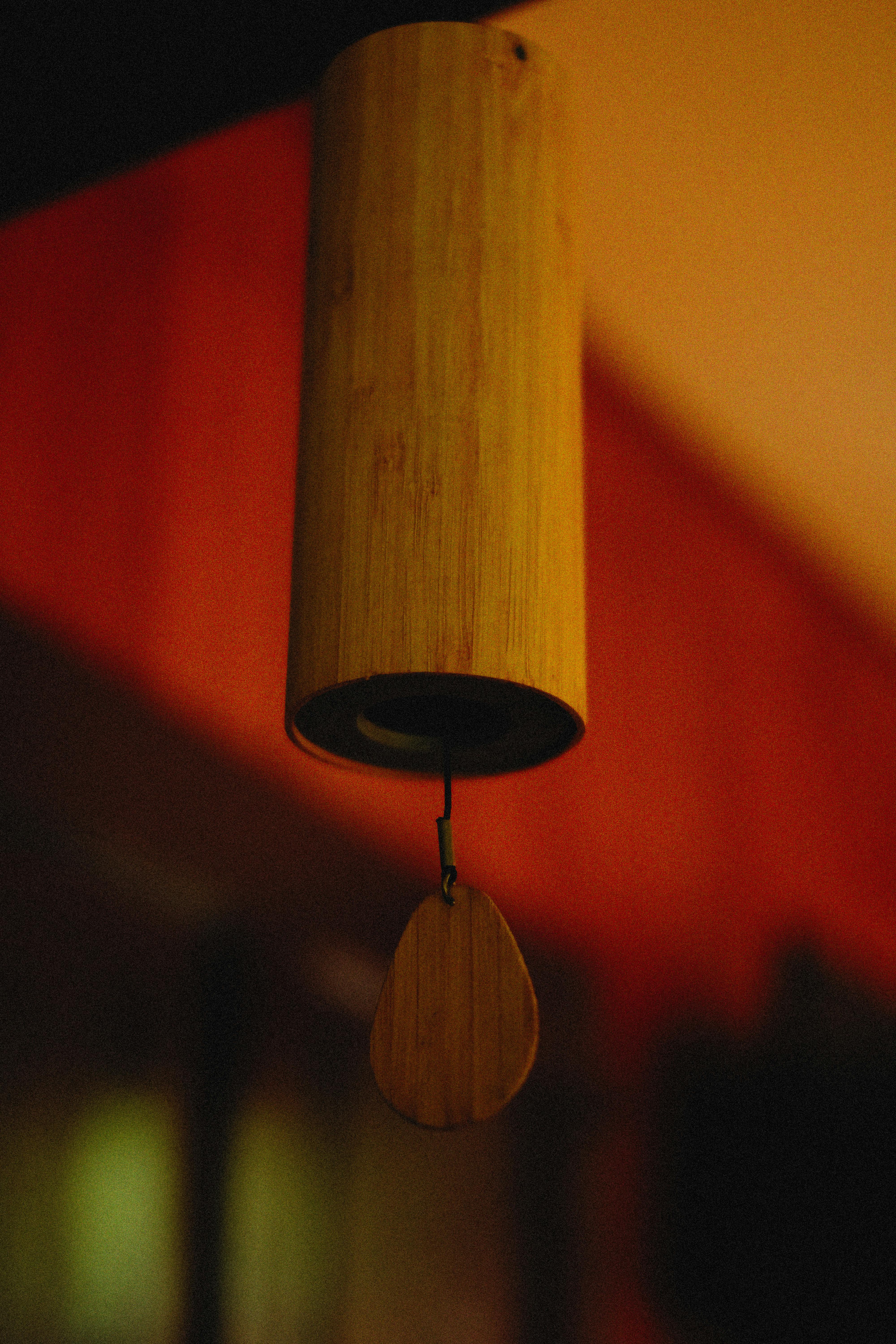 Native Bamboo Nest Box Wind Chimes Hanging on the Tree · Free Stock Photo