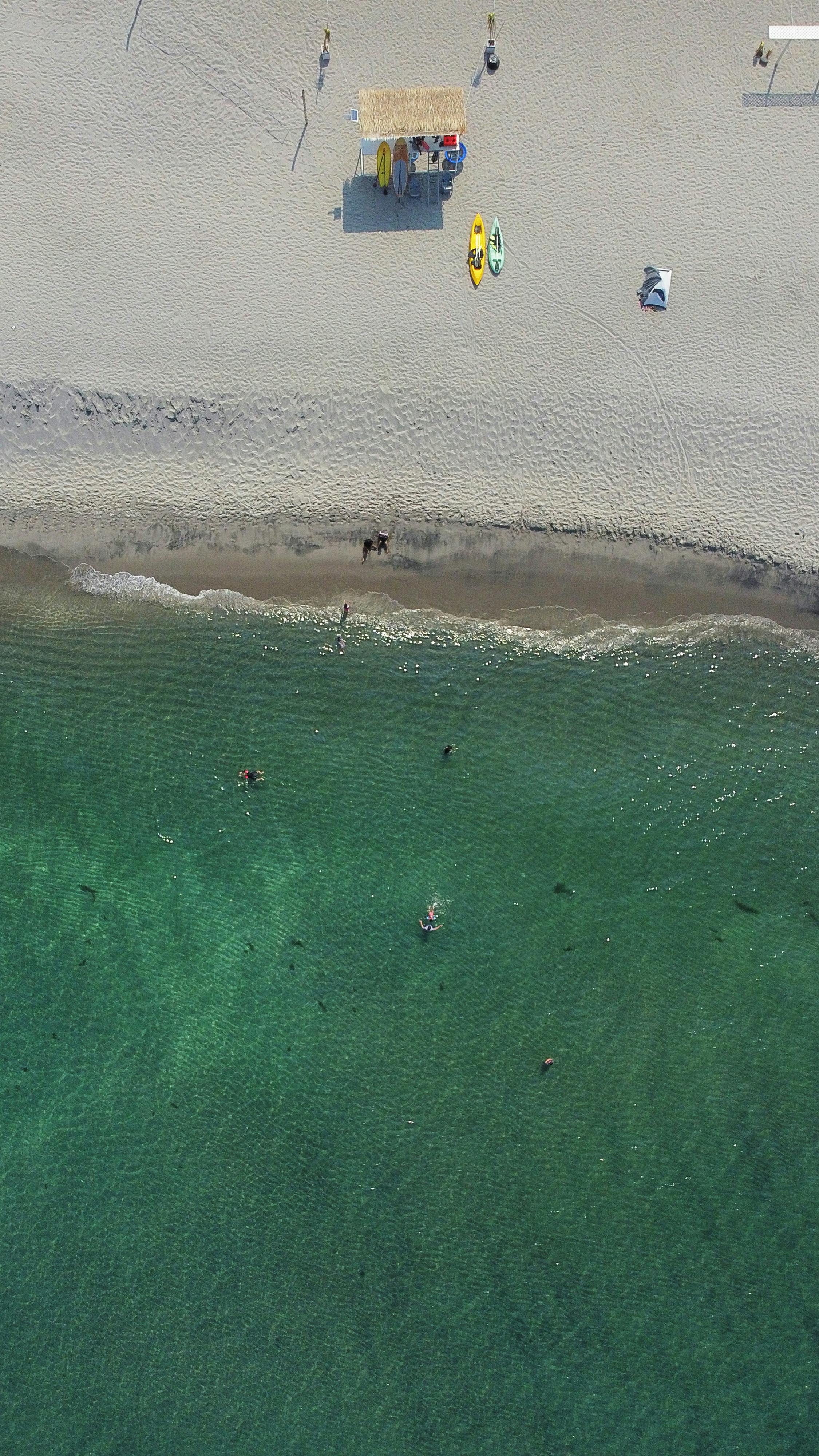 Top View of a Beach · Free Stock Photo