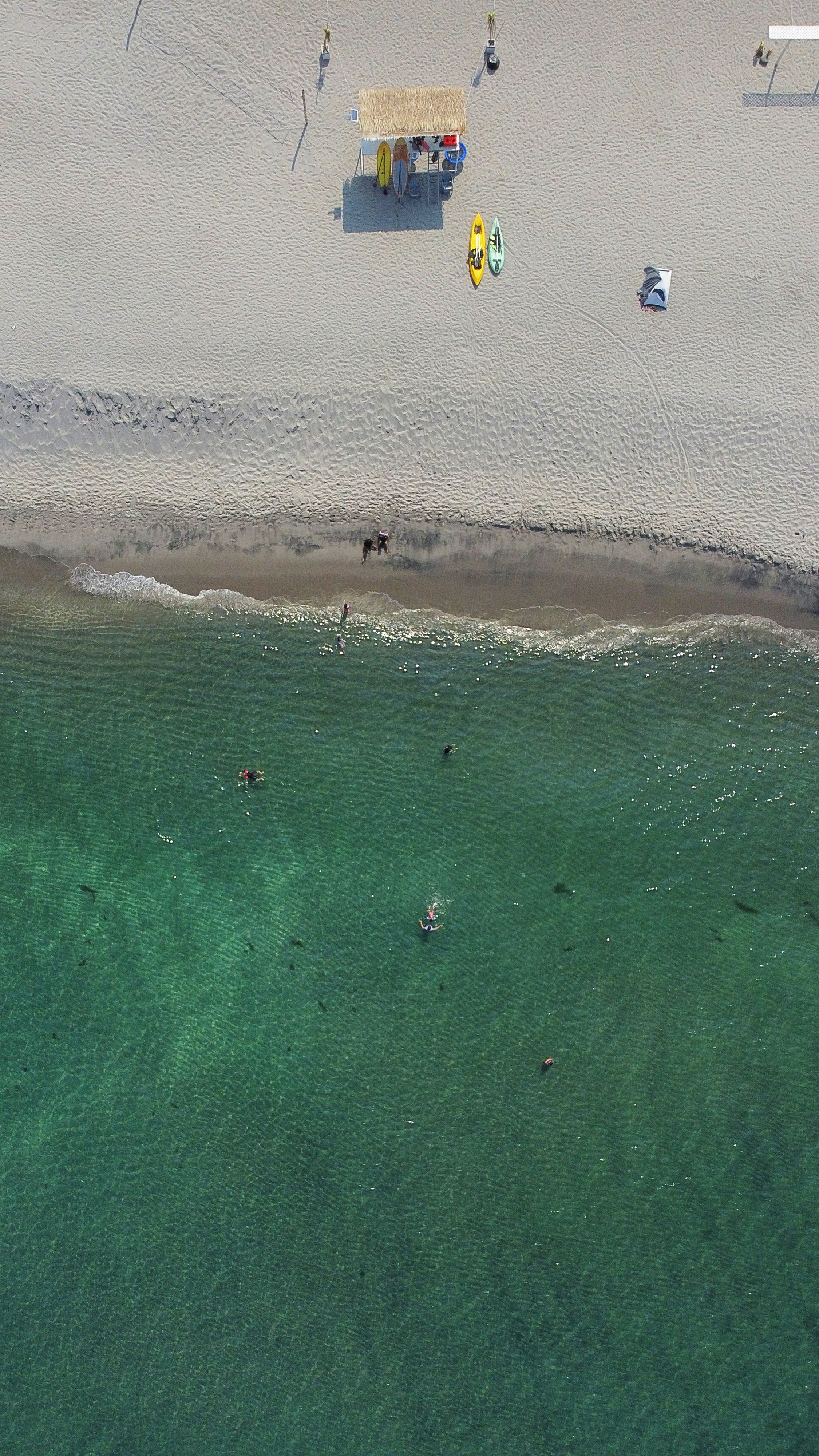 Top View of a Beach · Free Stock Photo