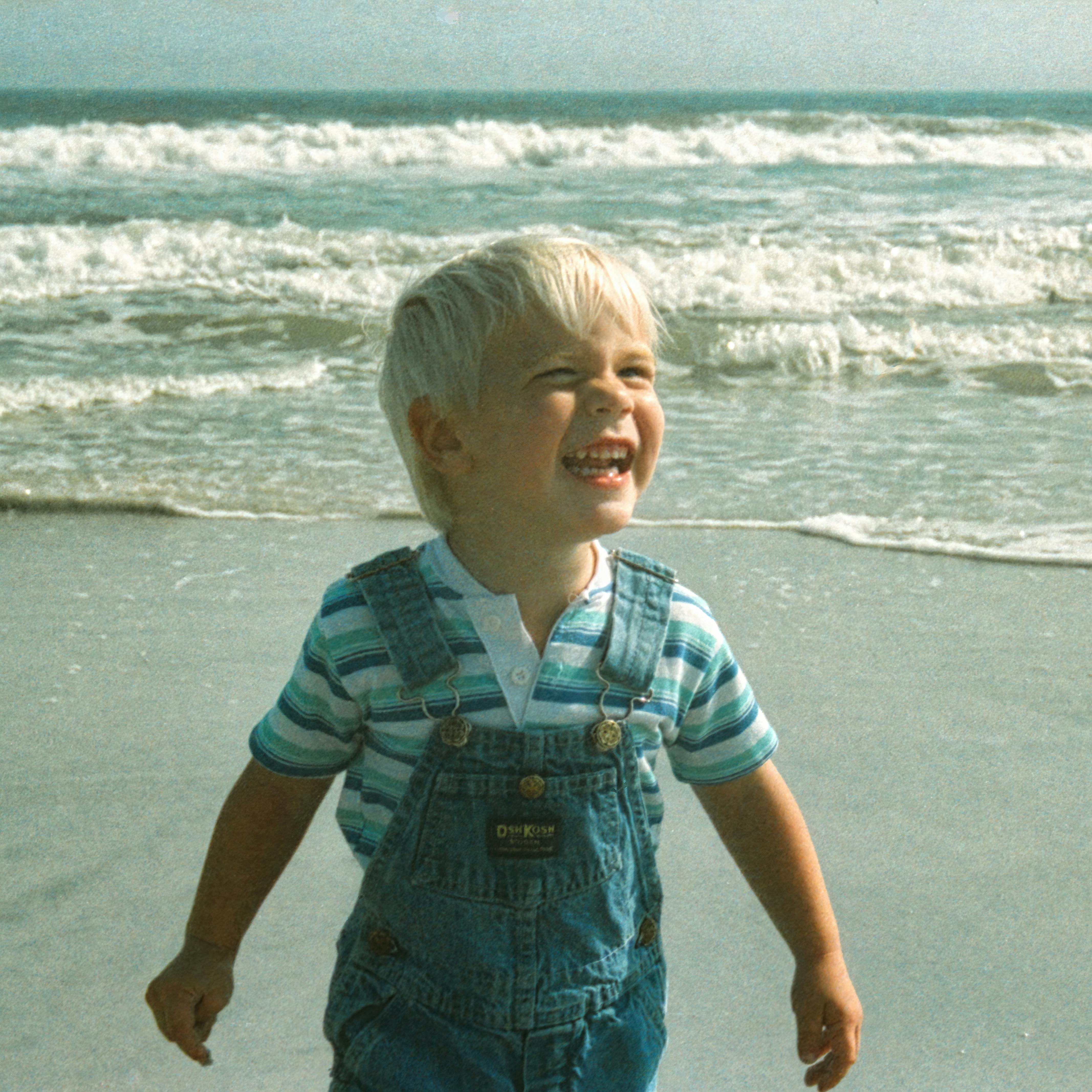 A Boy at the Beach · Free Stock Photo