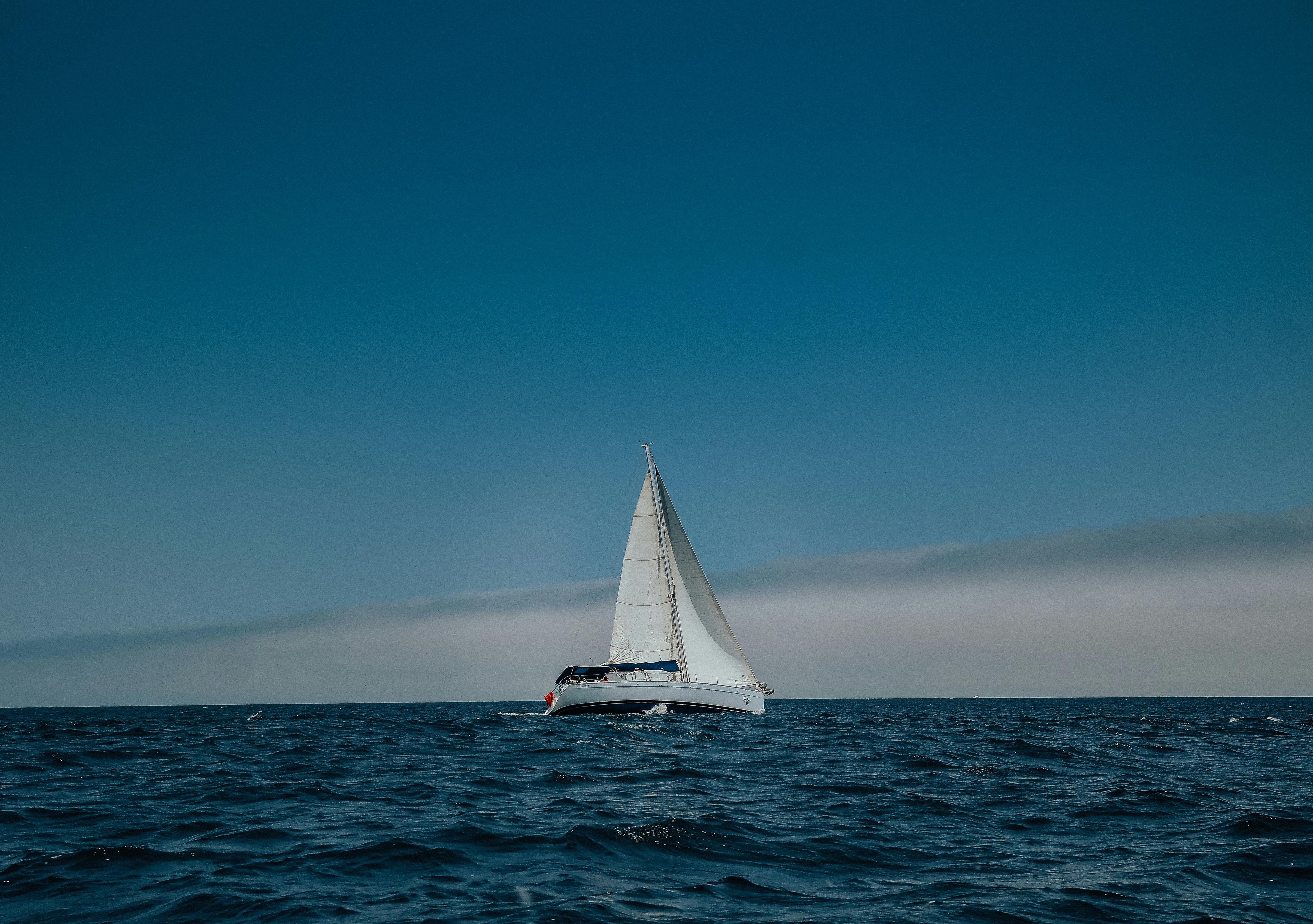 A Sailboat in the Sea · Free Stock Photo