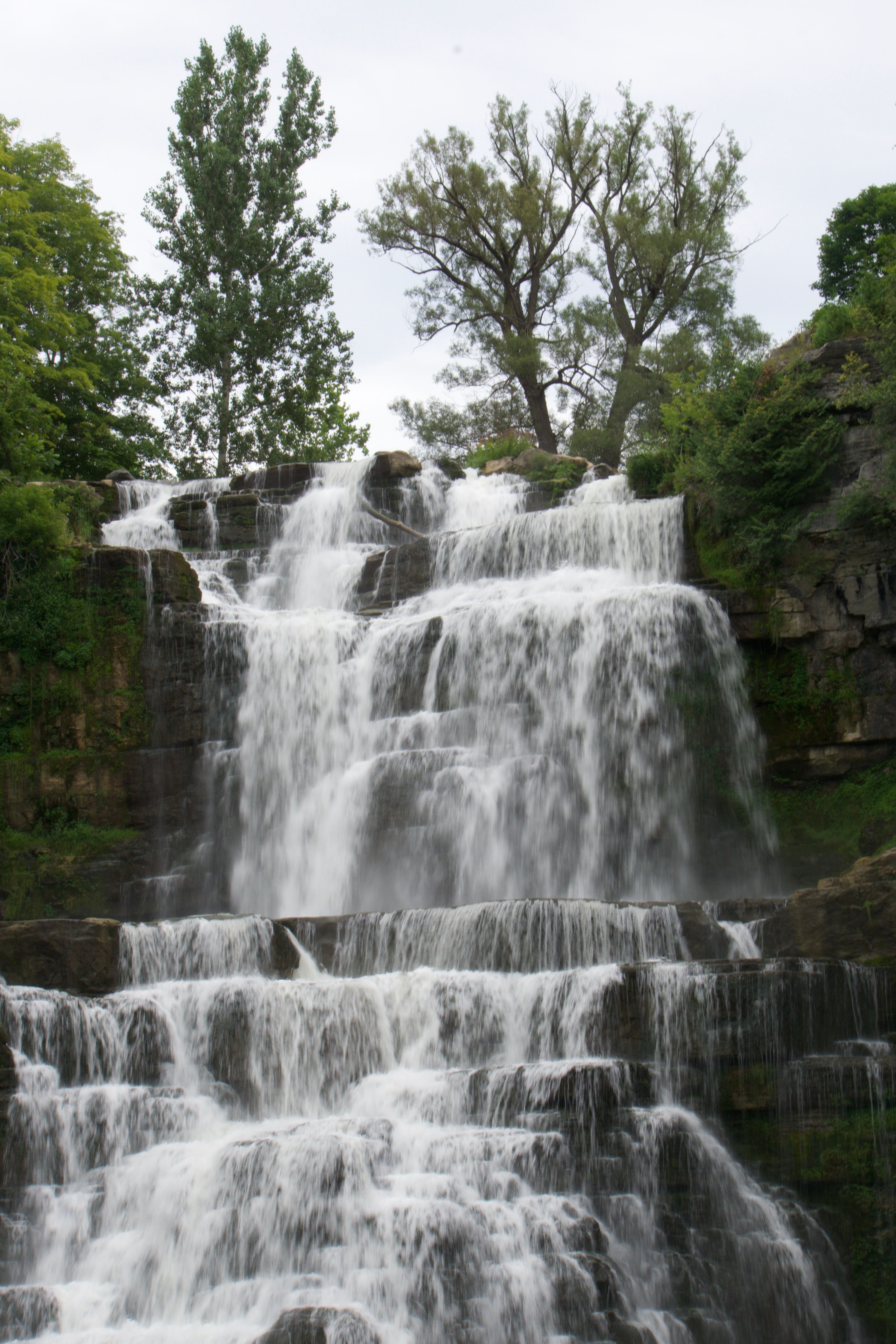 Photo of Waterfalls Near Trees · Free Stock Photo