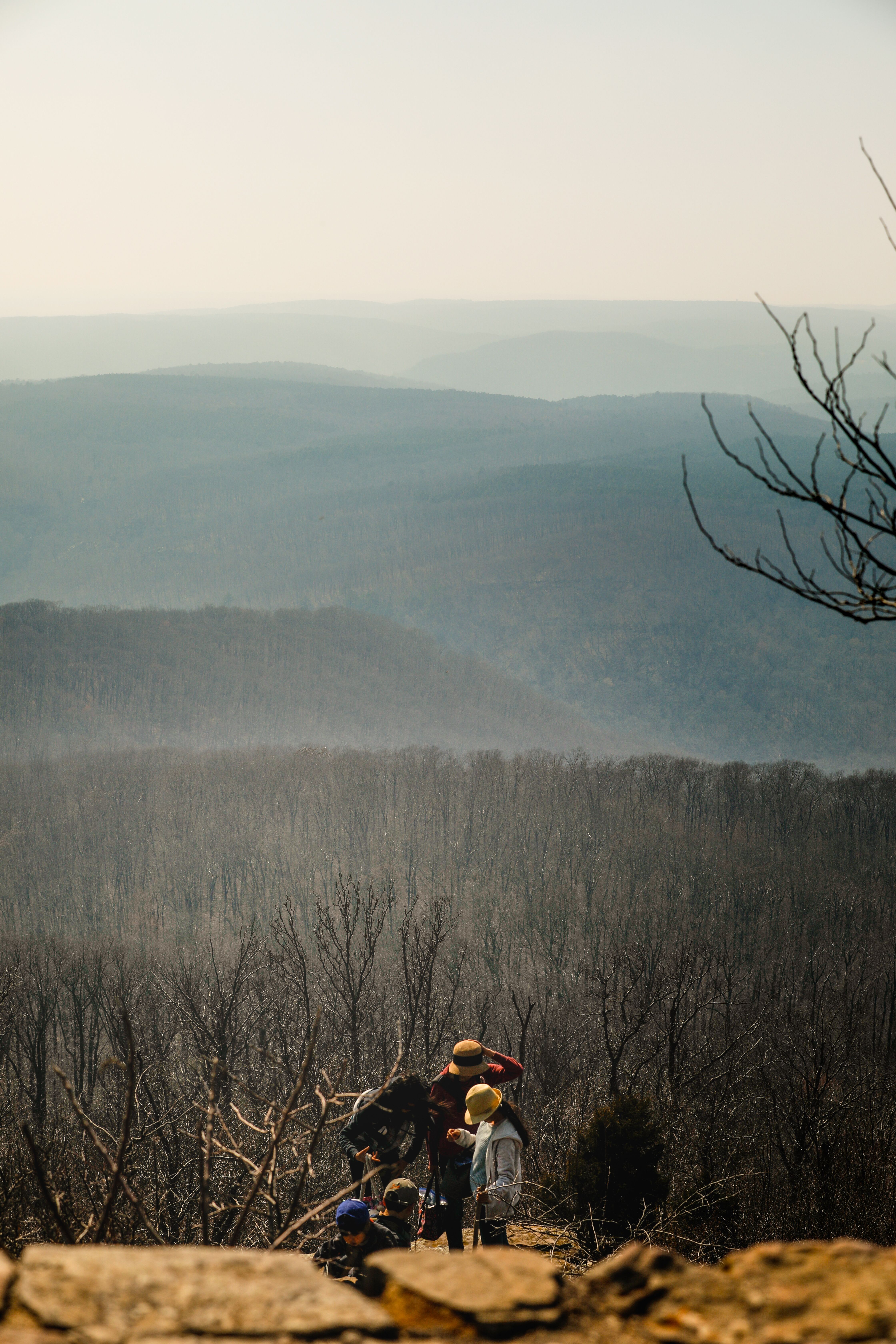 Group of People on Top of Mountain · Free Stock Photo