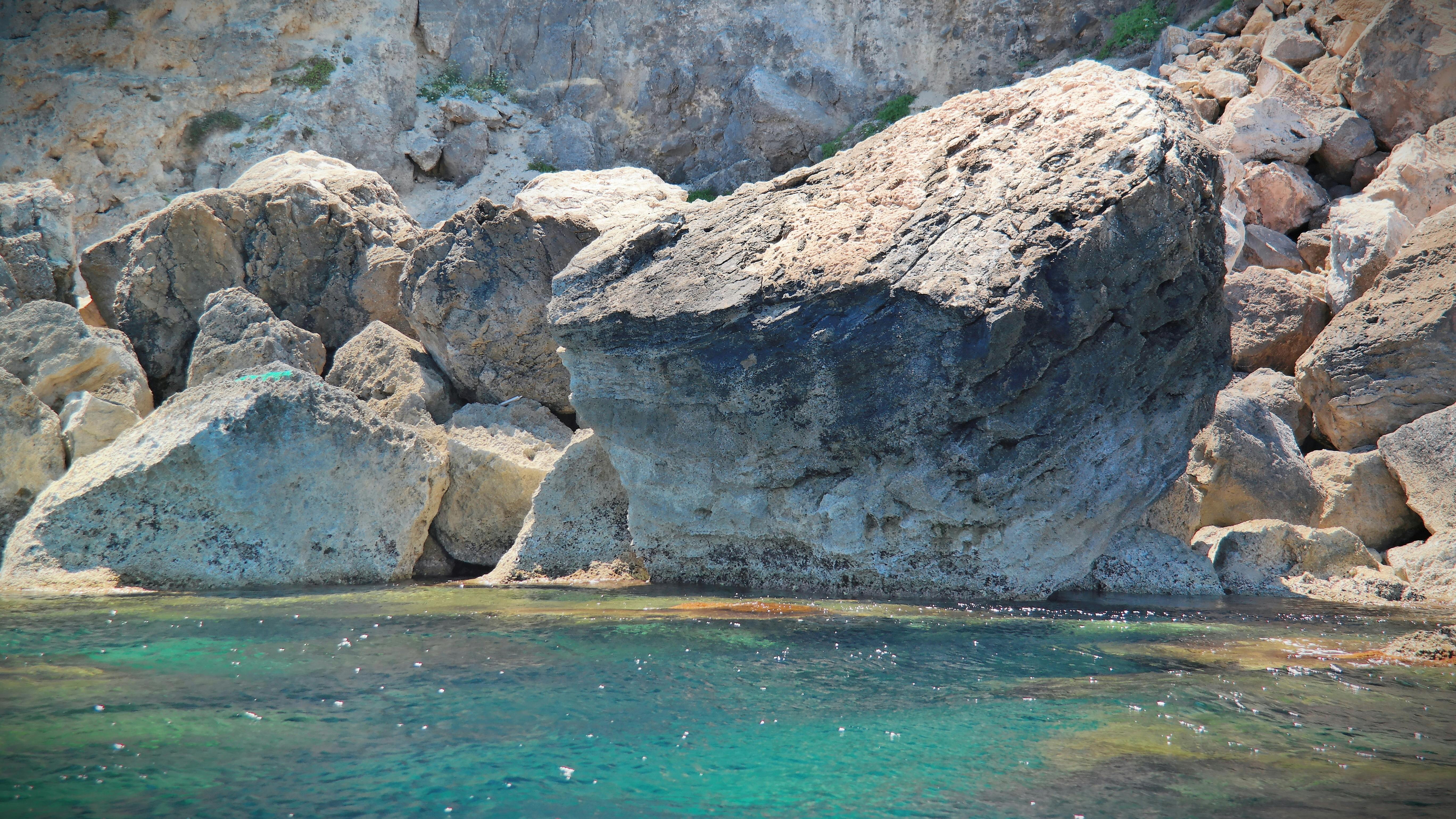 Photo of a Big Rocks and Sea · Free Stock Photo