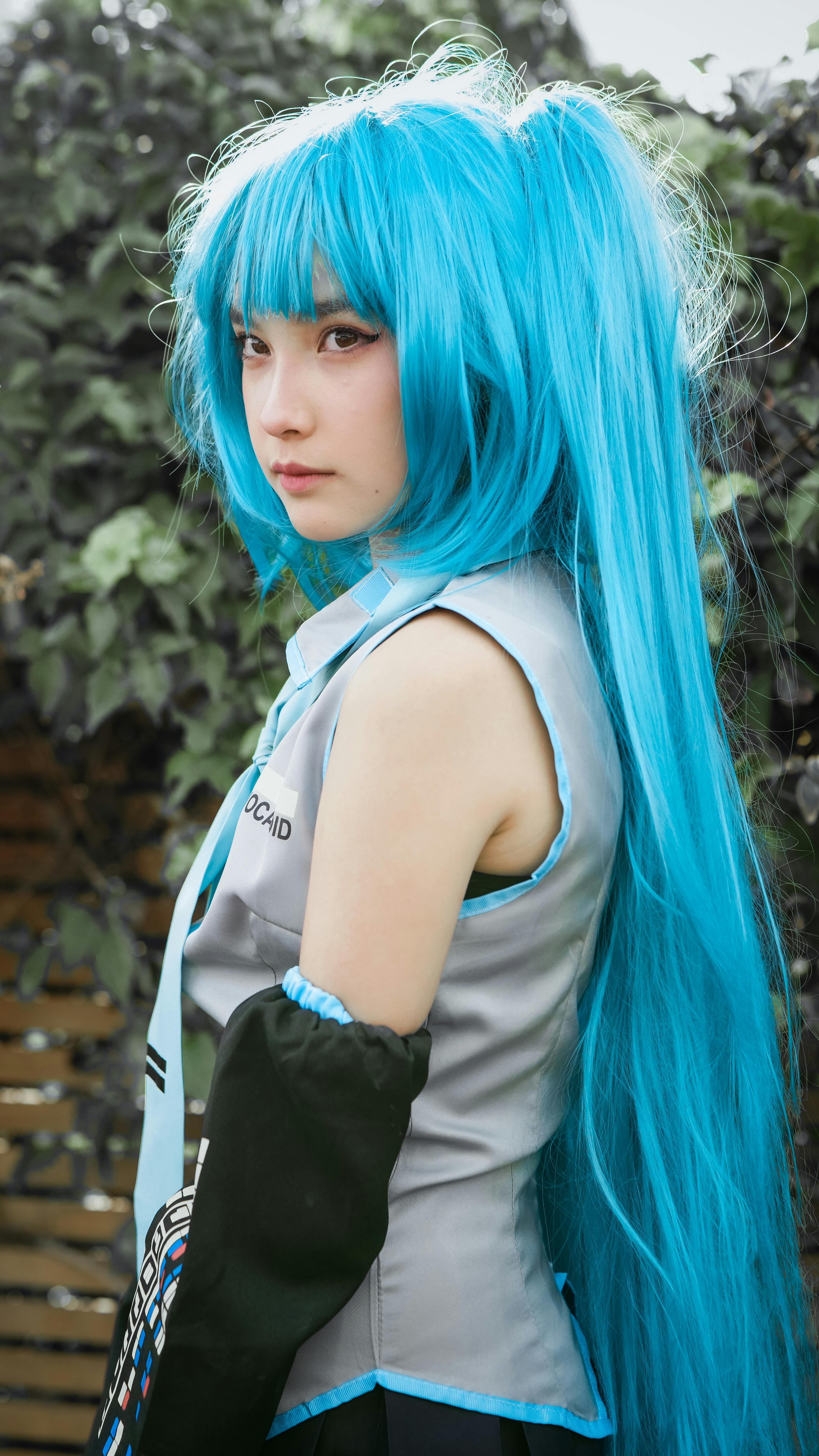 A Pretty Female Cosplayer Sitting · Free Stock Photo