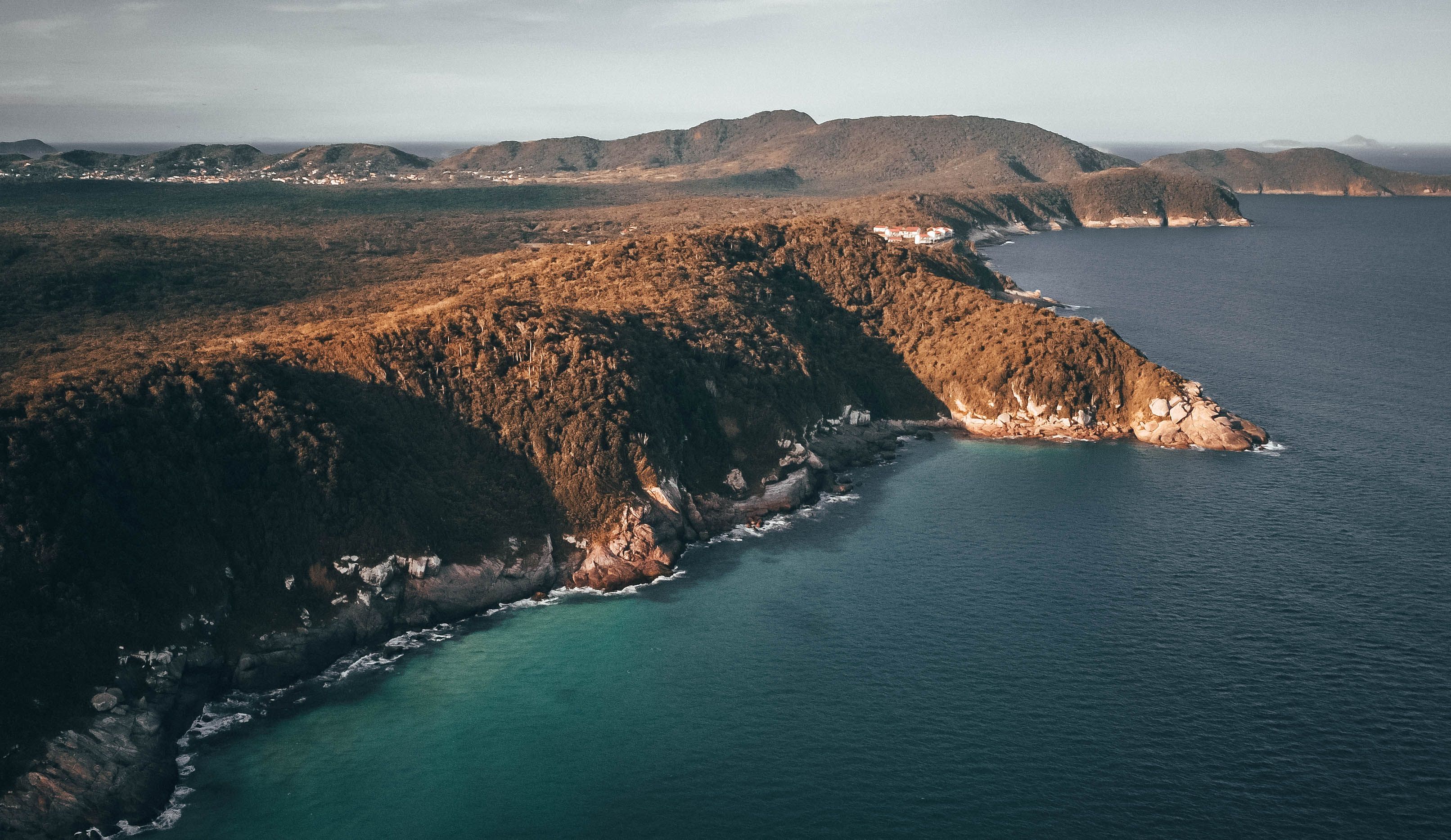 Aerial Photo of Coastline and Sea · Free Stock Photo