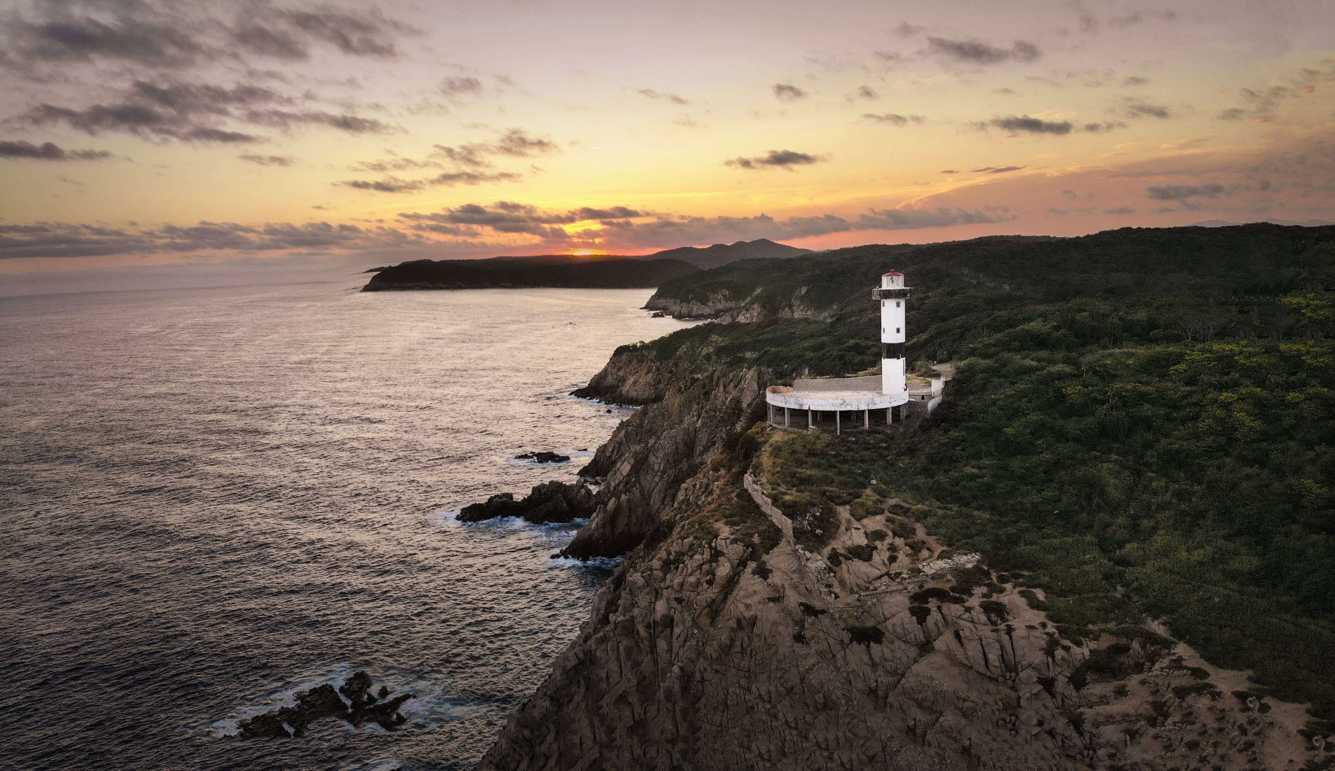 Foto de stock gratuita sobre faro, faro de jose ignacio, foto con dron ...