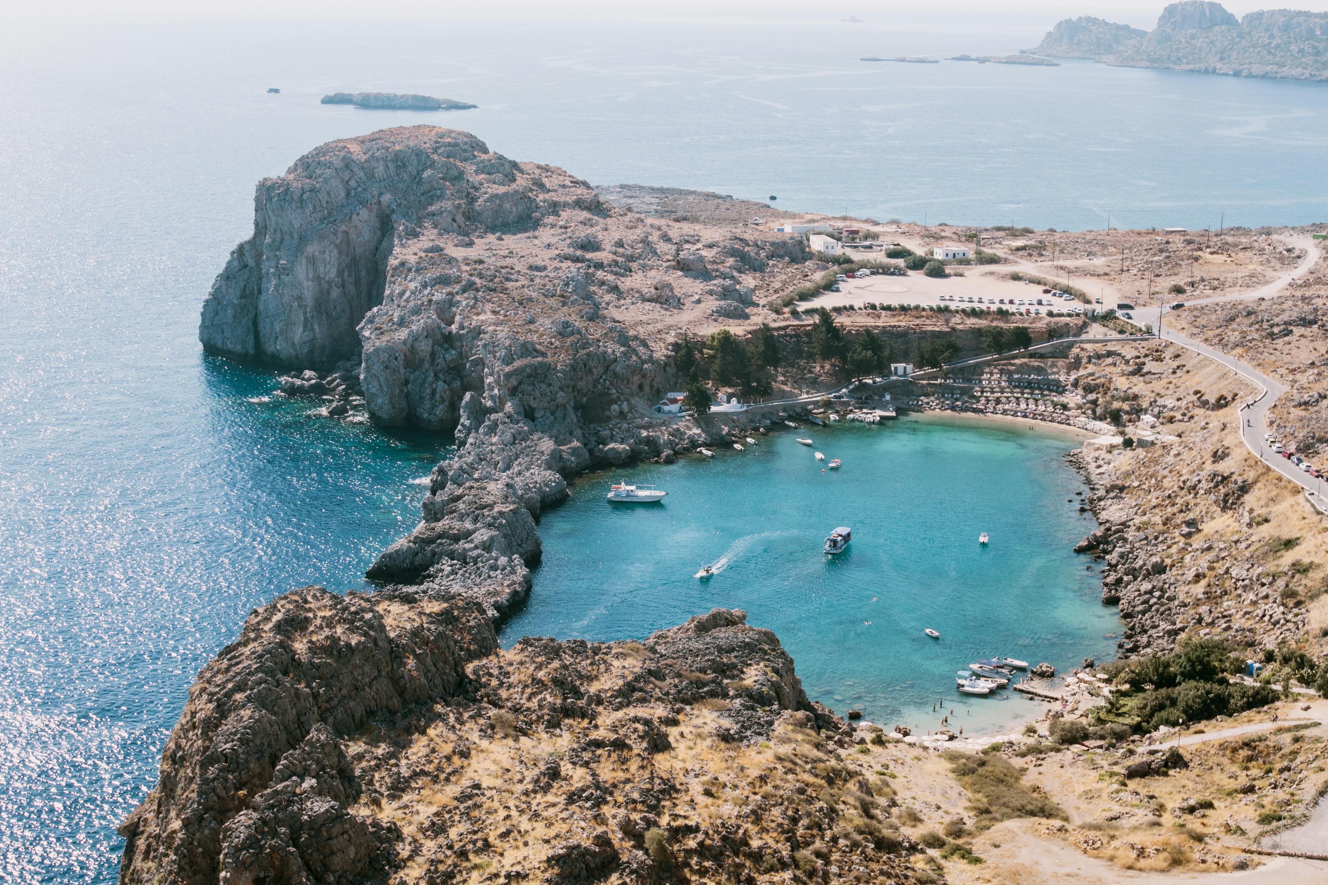 Birds Eye View of Saint Pauls Bay in Malta · Free Stock Photo