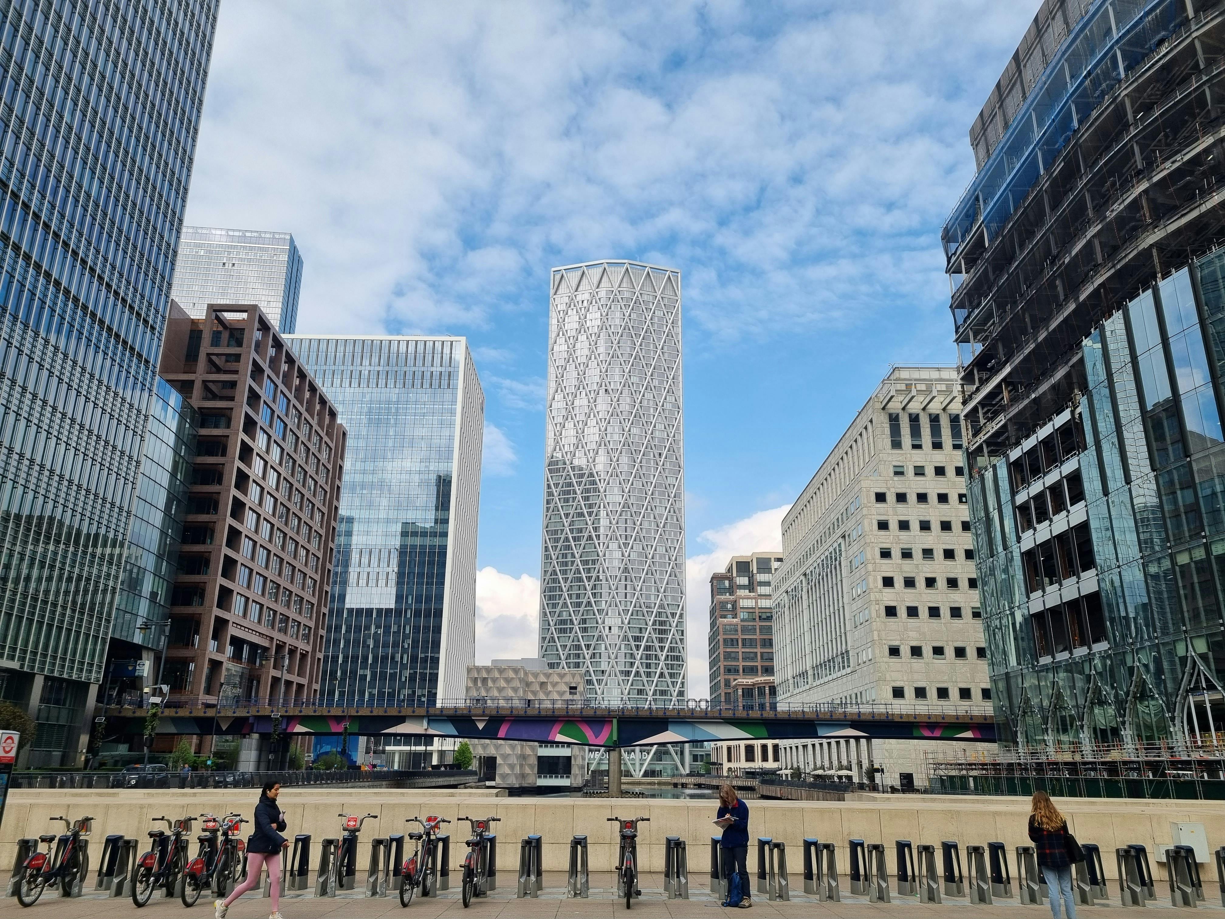 Low-Angle Shot of High Rise Buildings in London · Free Stock Photo