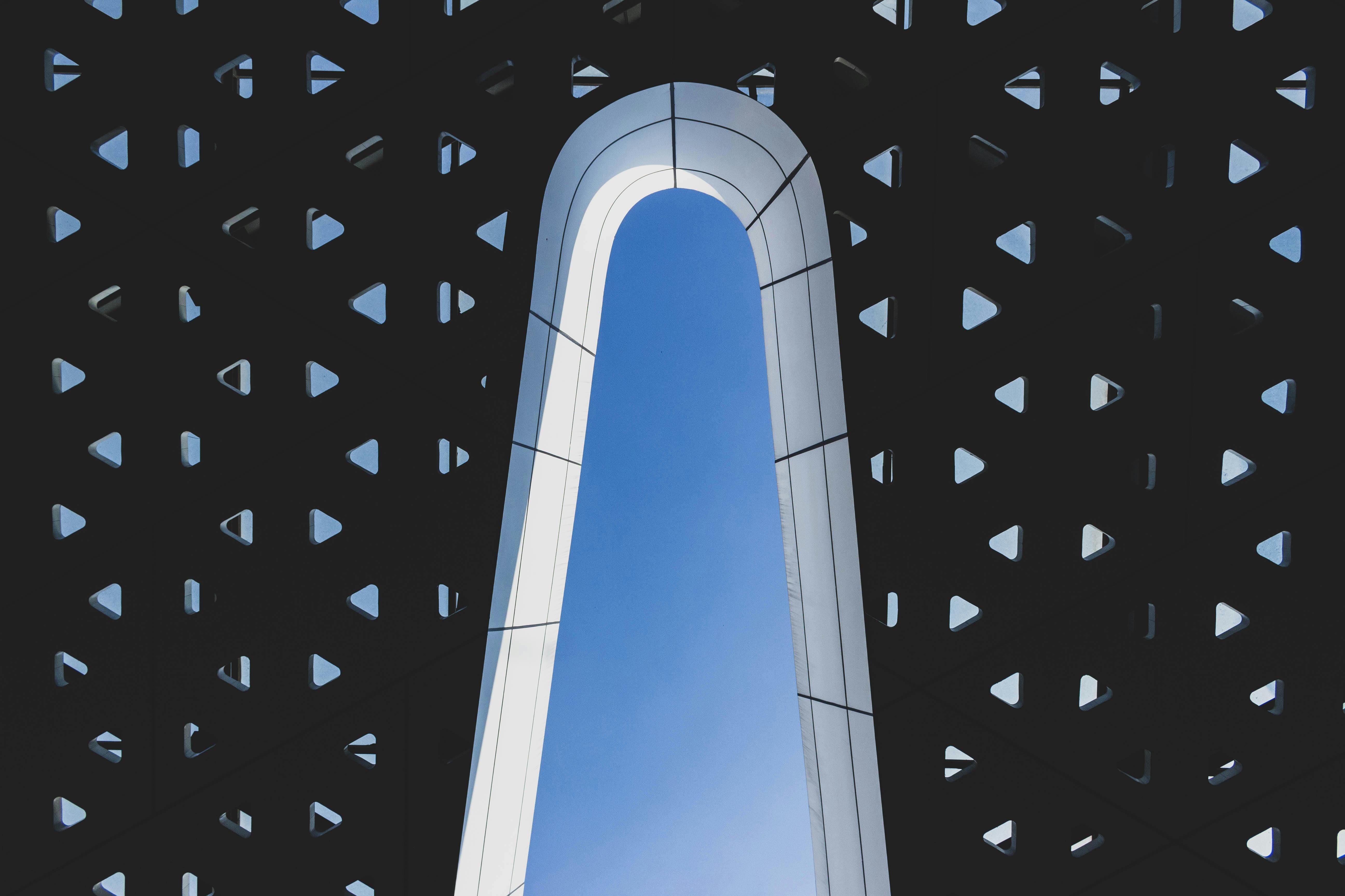 Geometric Steel Construction · Free Stock Photo