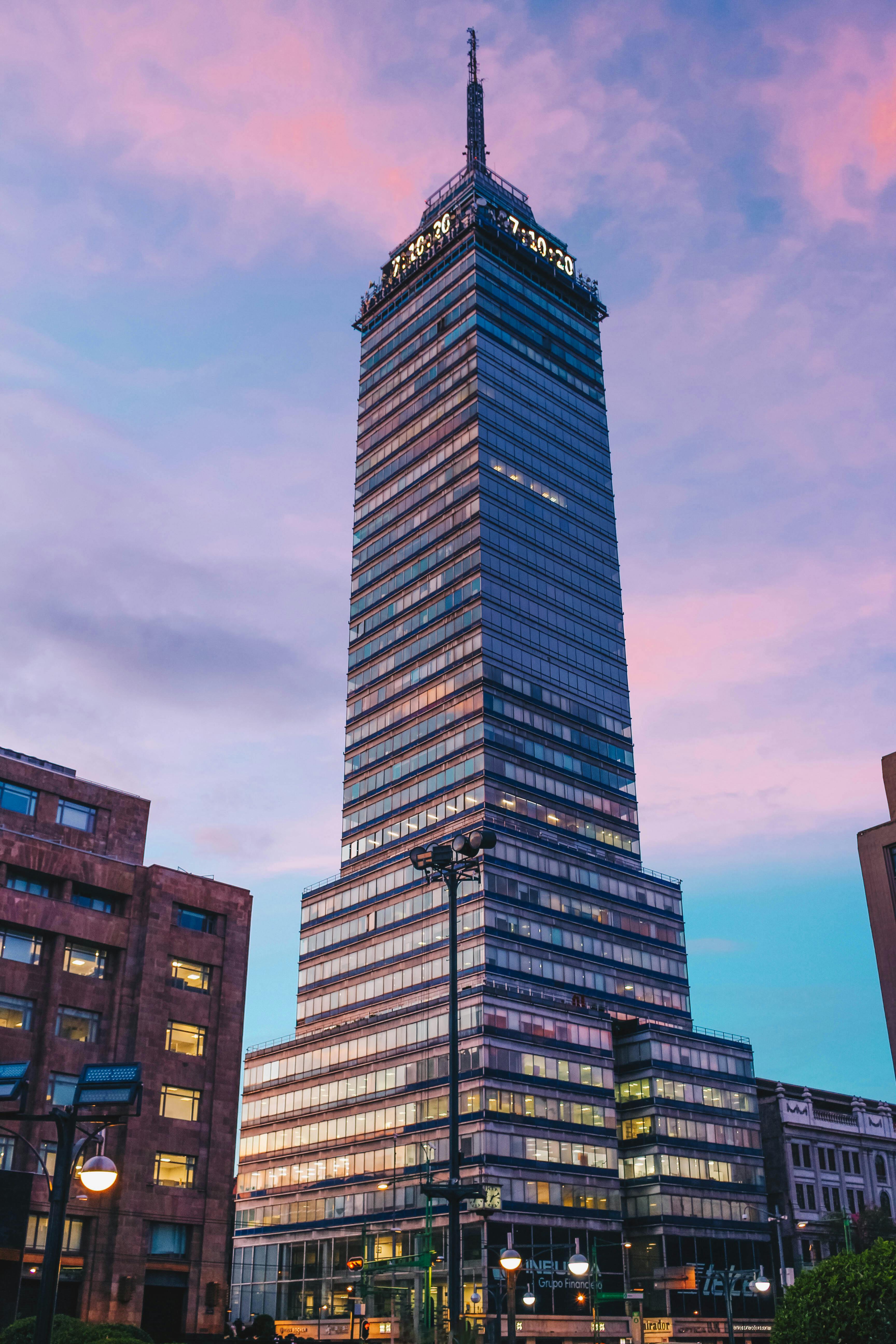 Low Angle Shot of Torre Latinoamericana, Mexico City, Mexico · Free ...