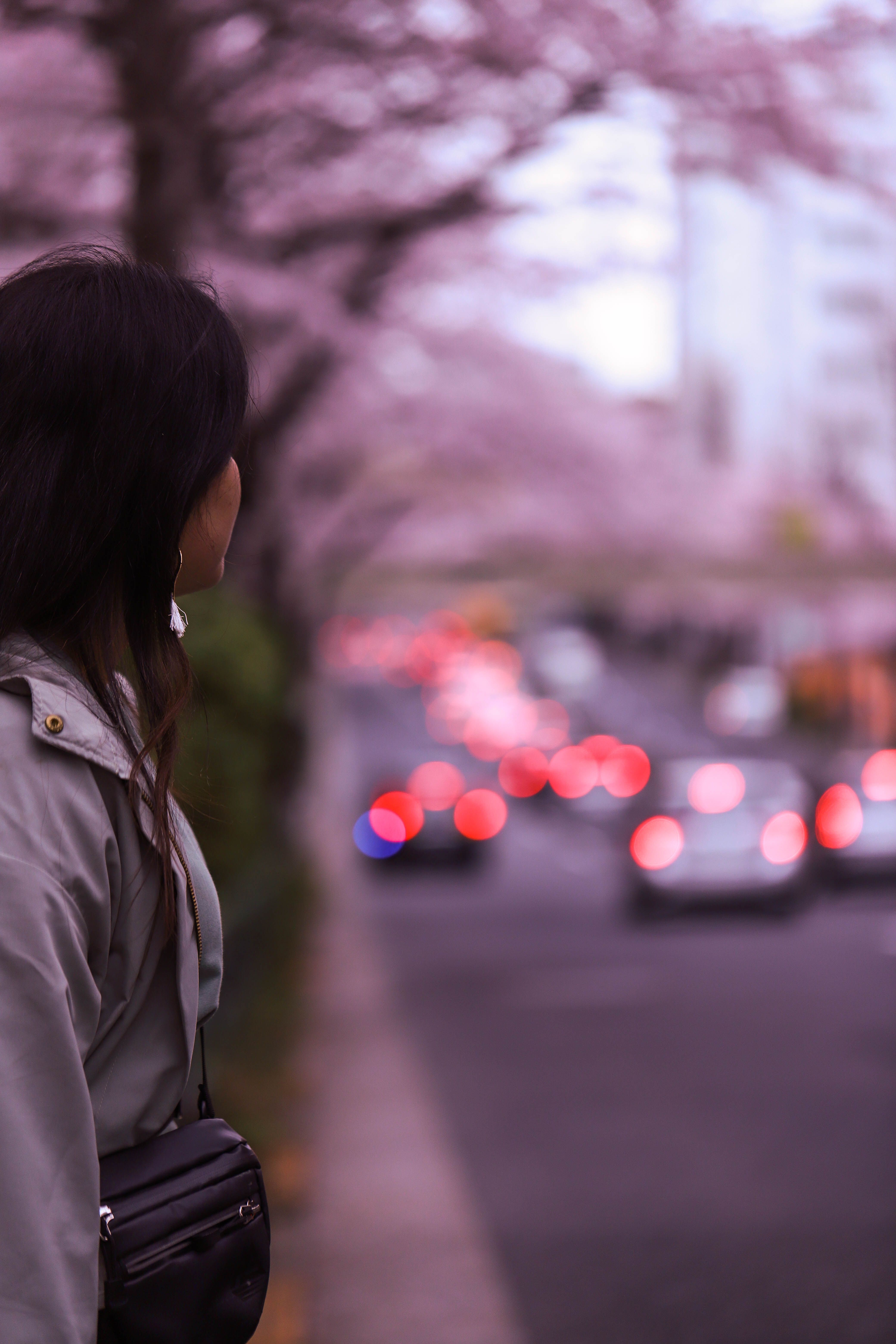 Woman Looking at Street · Free Stock Photo