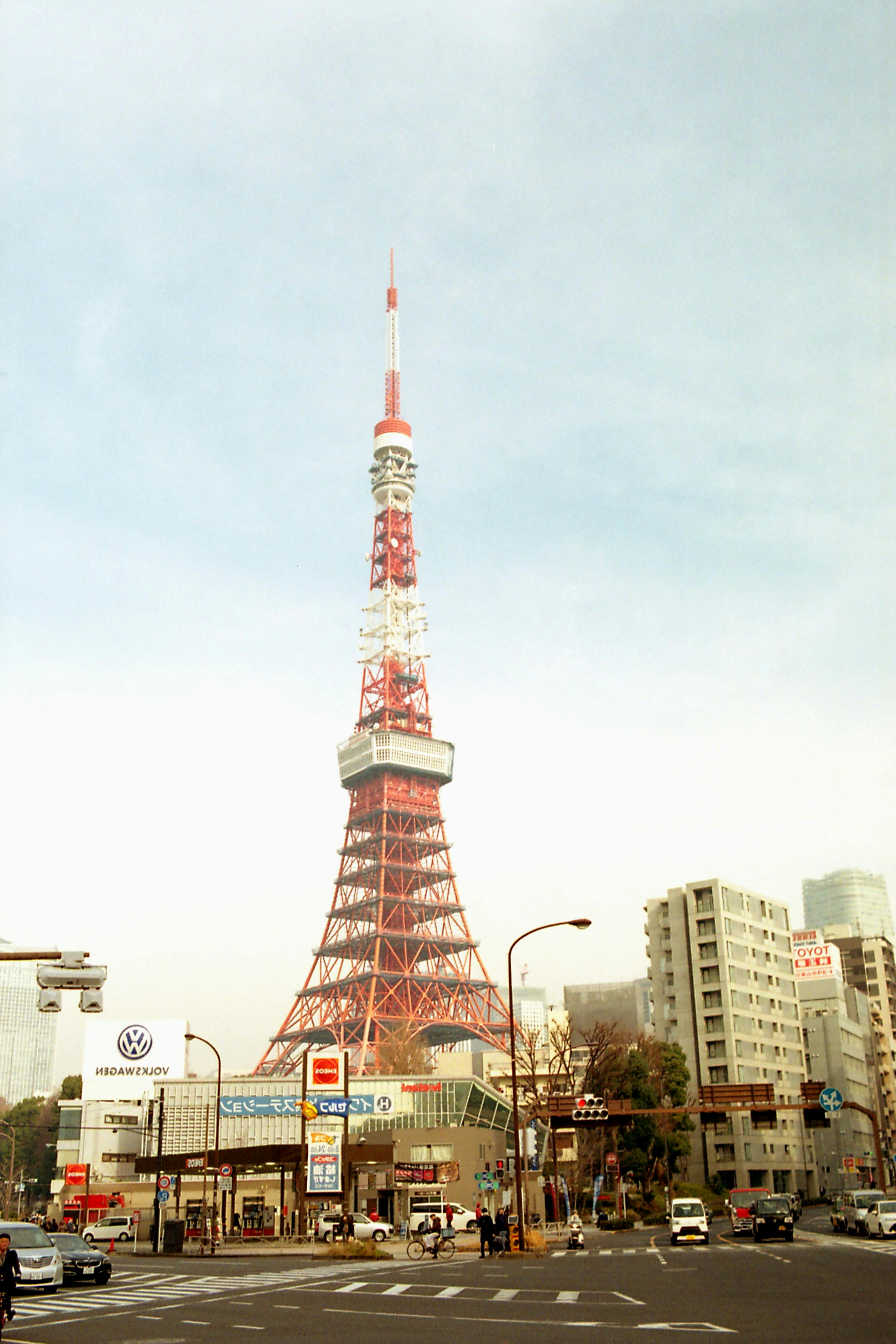 Tokyo Tower Behind Black and White Dojo Building during Daytime · Free ...