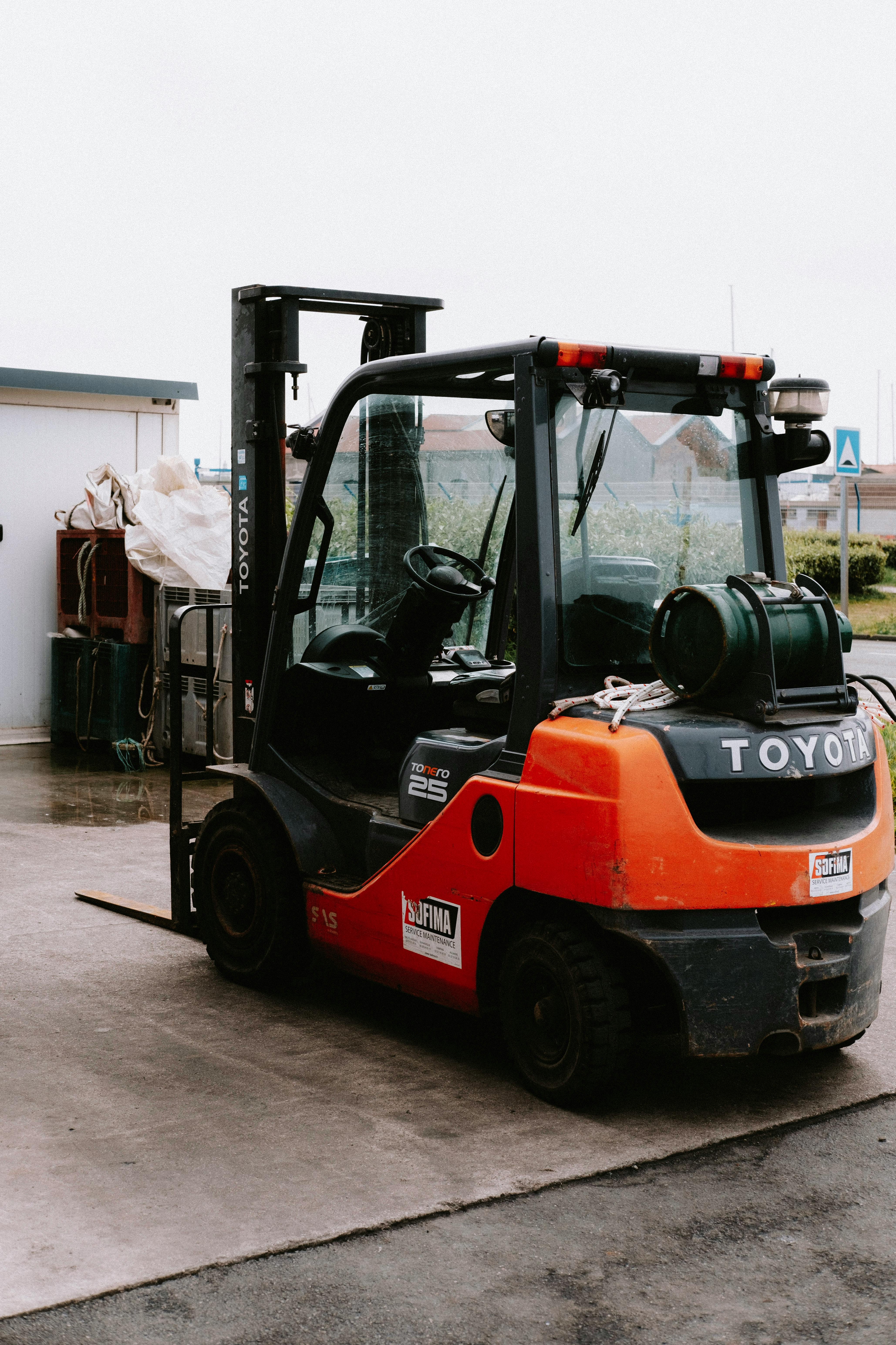 A Parked Forklift · Free Stock Photo