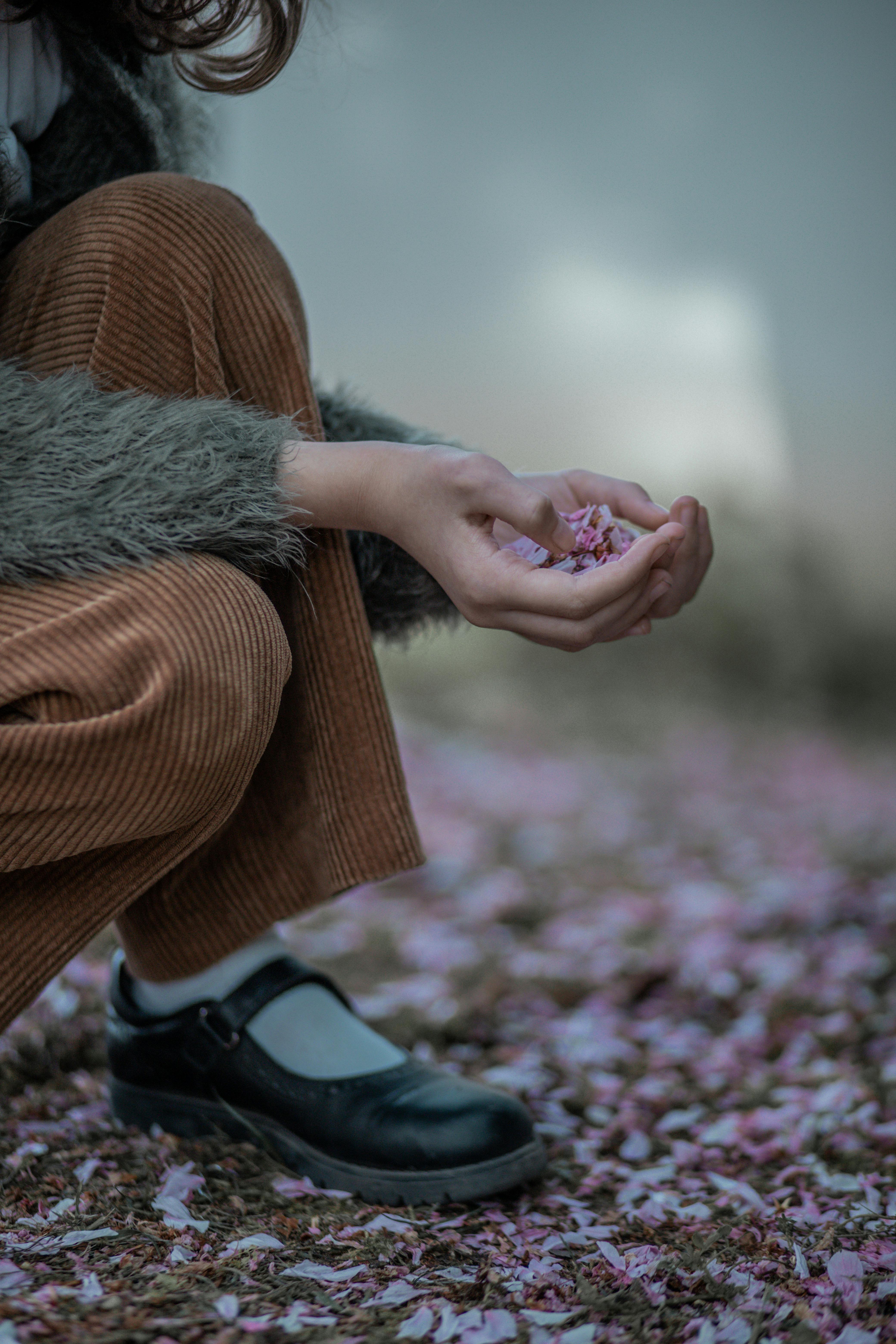 Looking Up While Kneeling Down