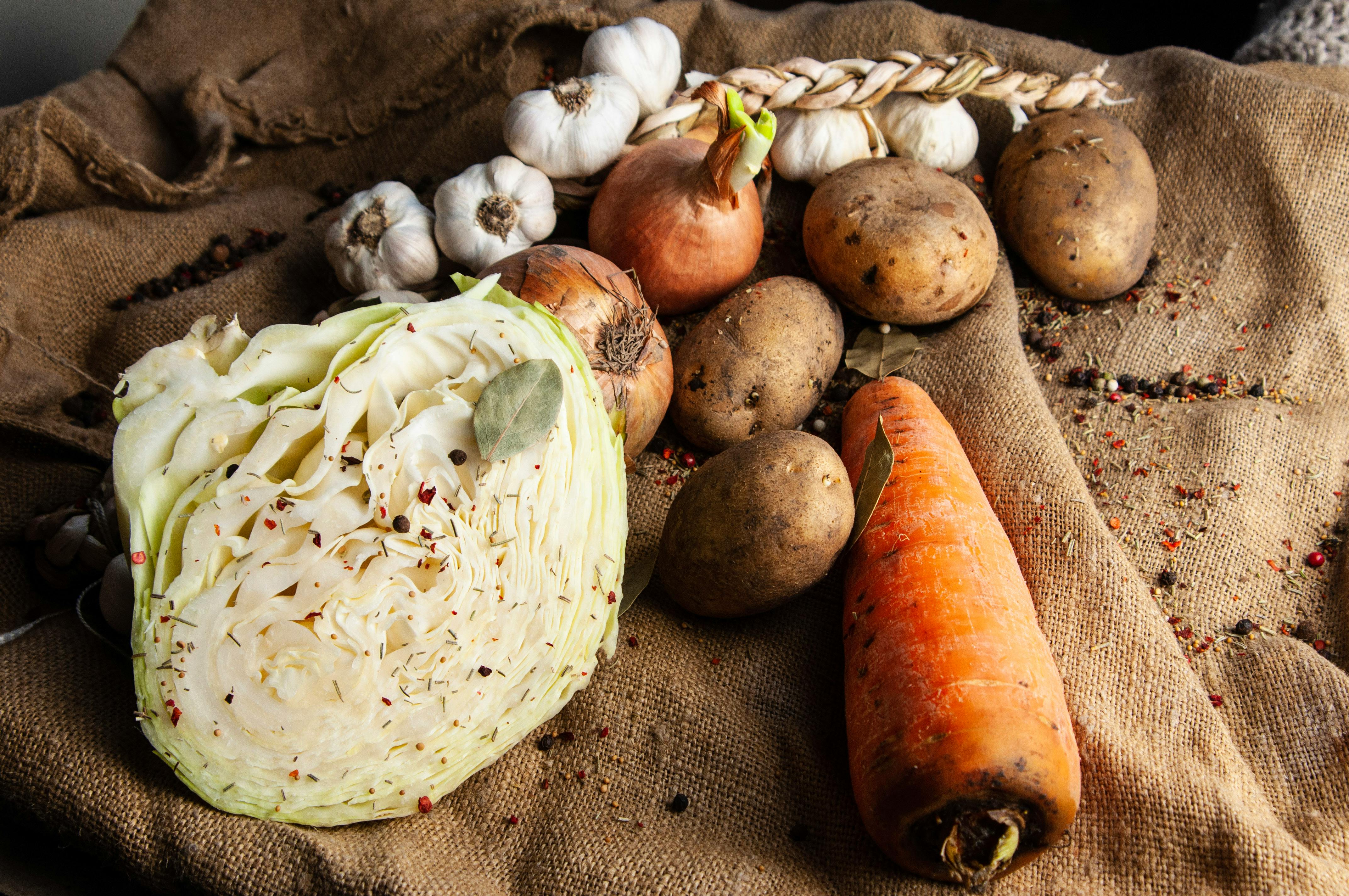 Close-Up Shot of Vegetables · Free Stock Photo