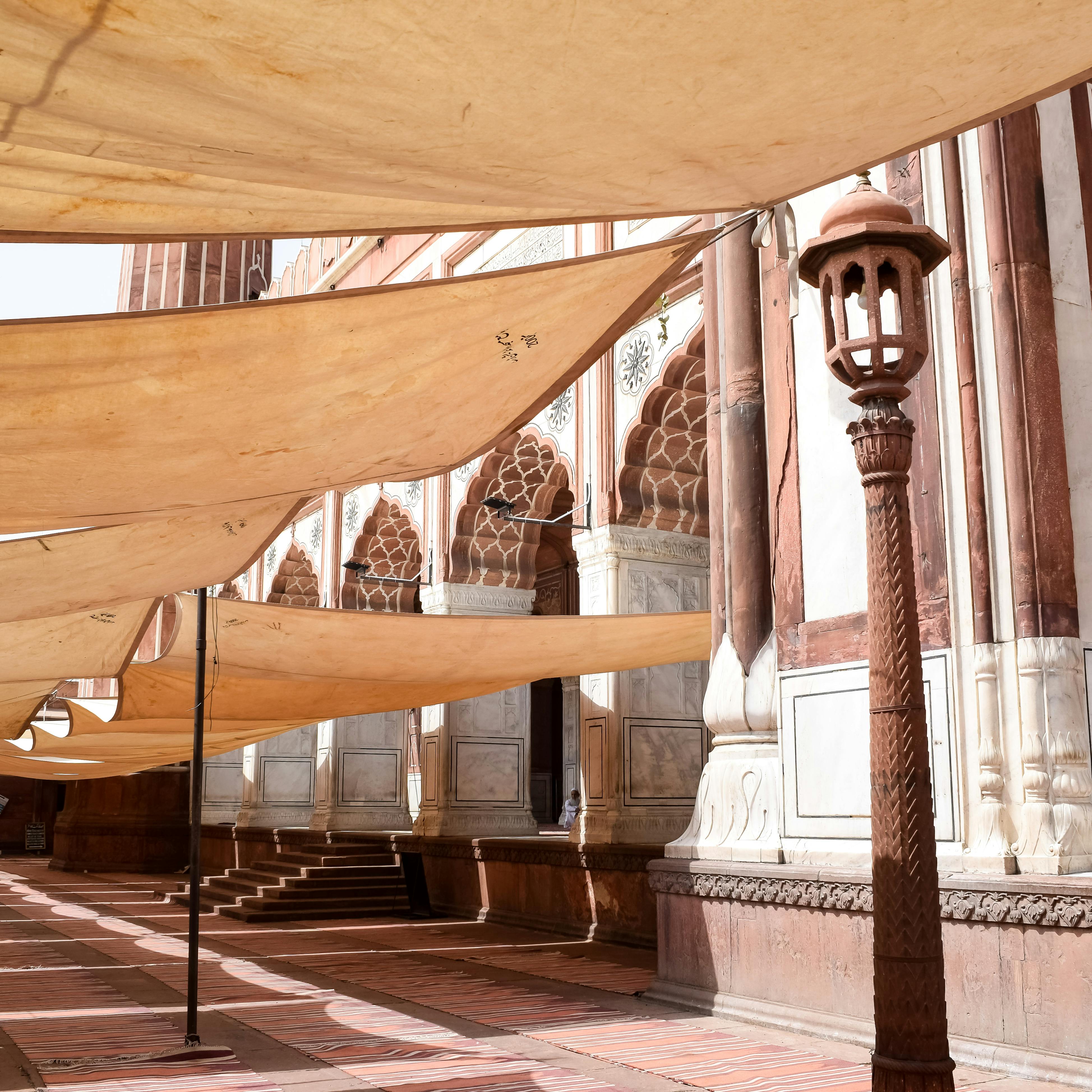 Outdoor Tent in Traditional Islam Building · Free Stock Photo