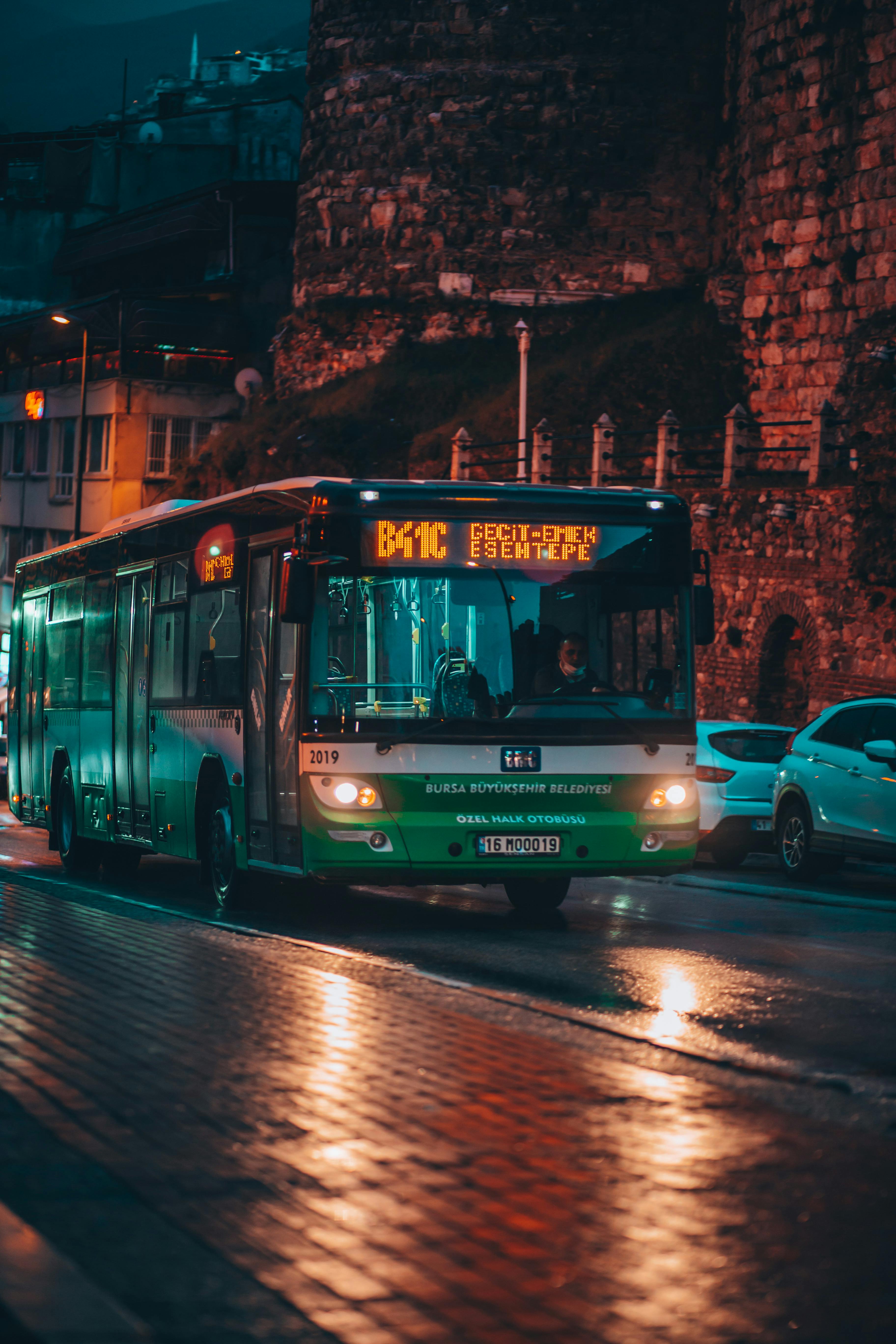 Bus on Street in Turkey · Free Stock Photo