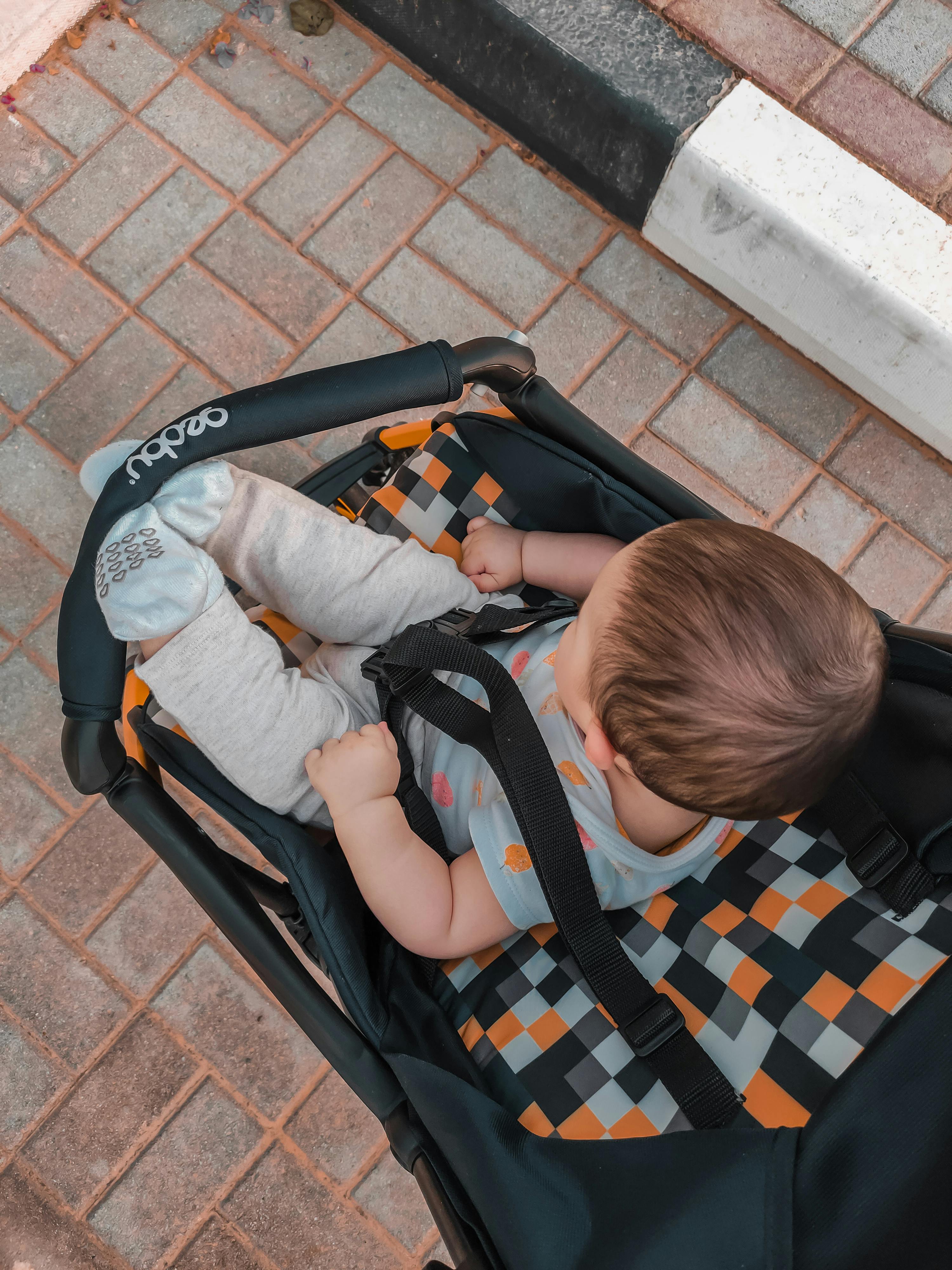 Little Boy in Stroller · Free Stock Photo