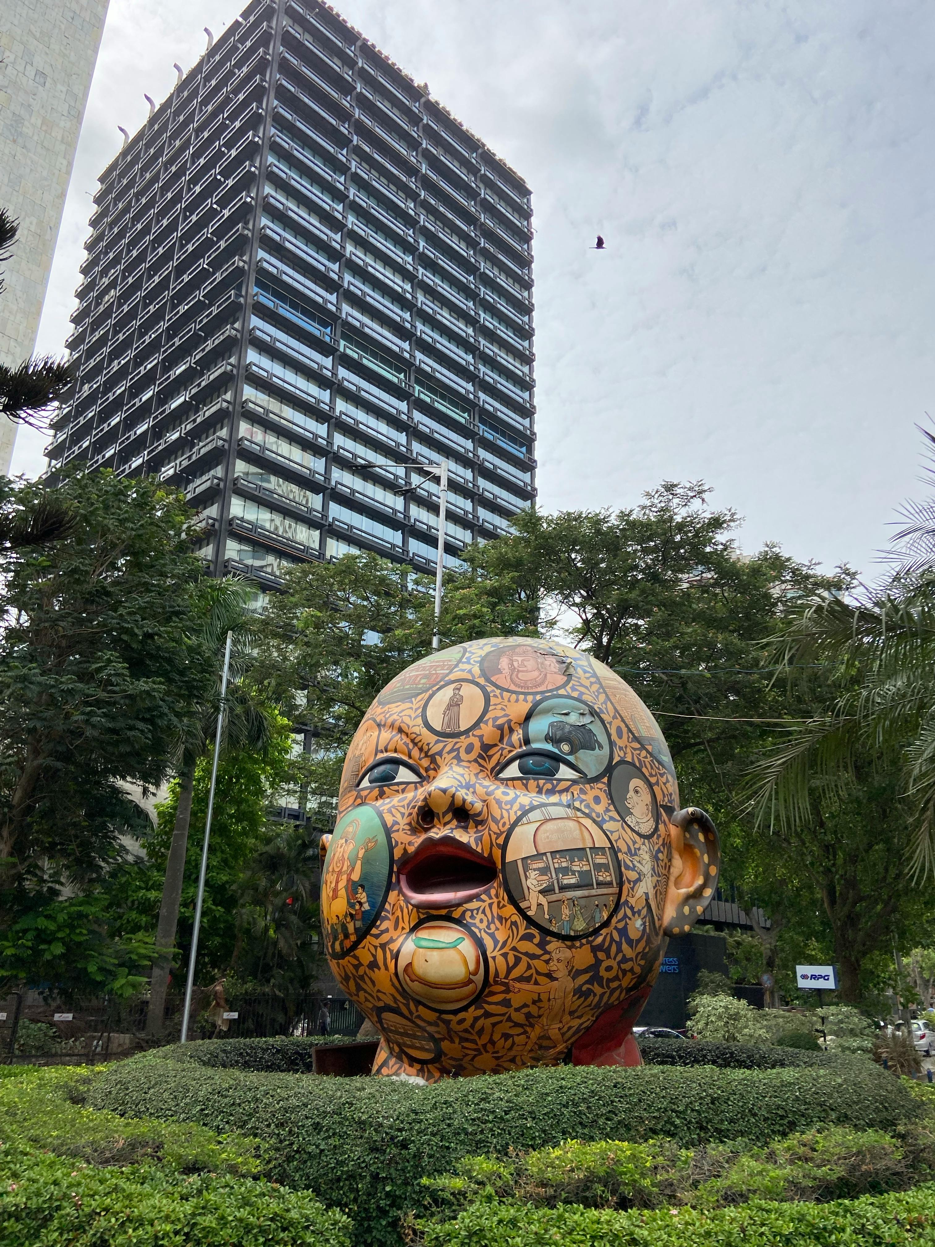 Baby Head Sculpture in Mumbai, India · Free Stock Photo